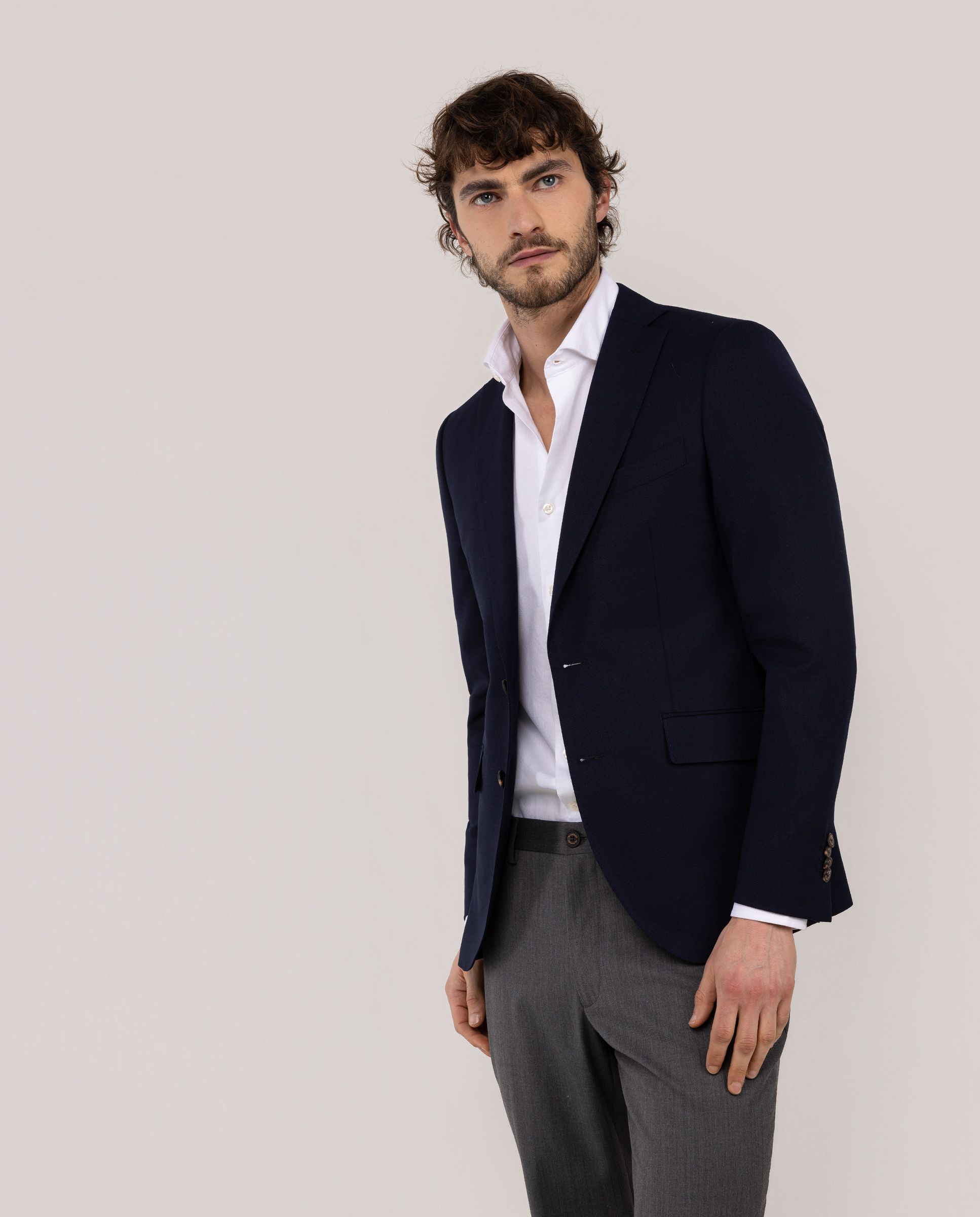 El Ganso® Americana Formal Estructura Marino