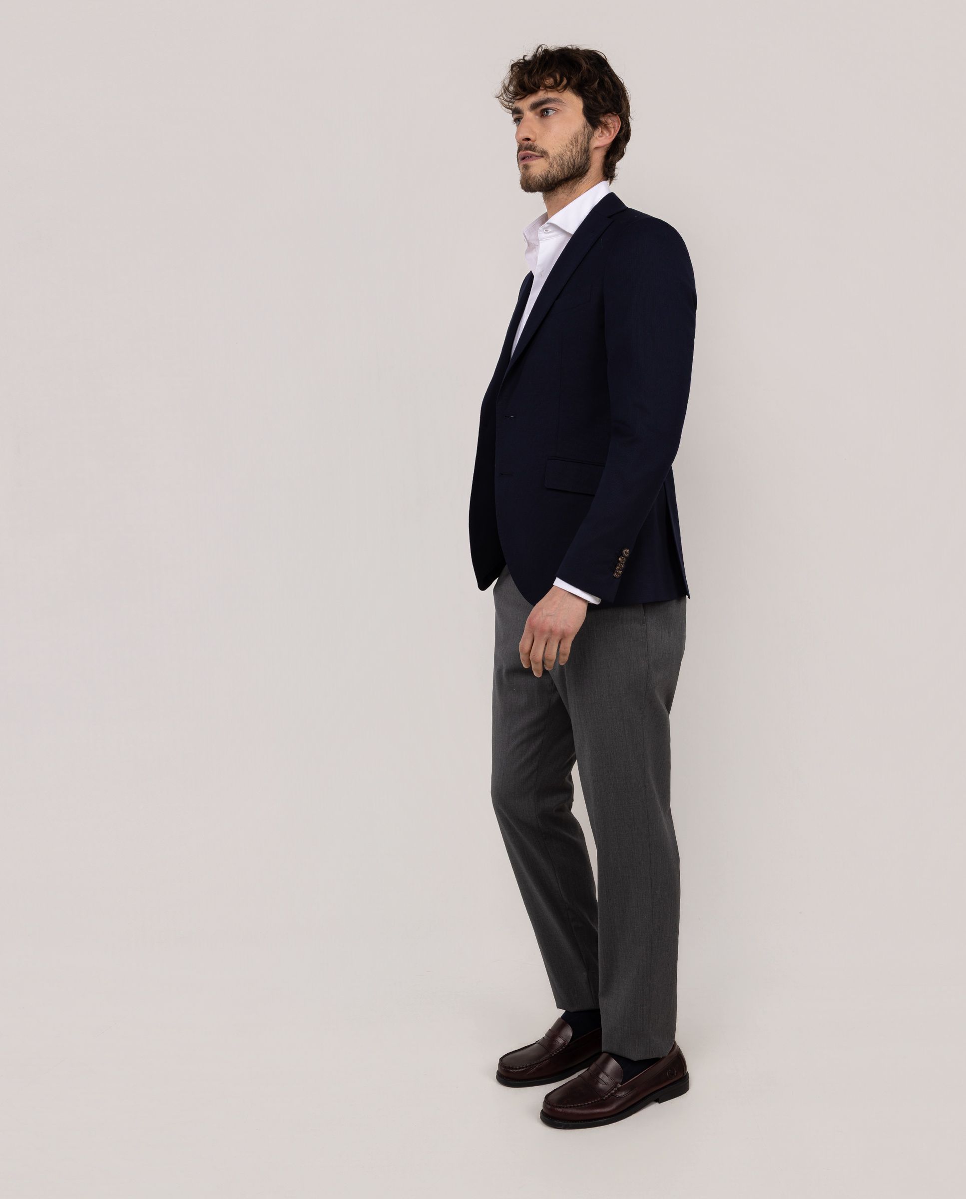 El Ganso® Americana Formal Estructura Marino