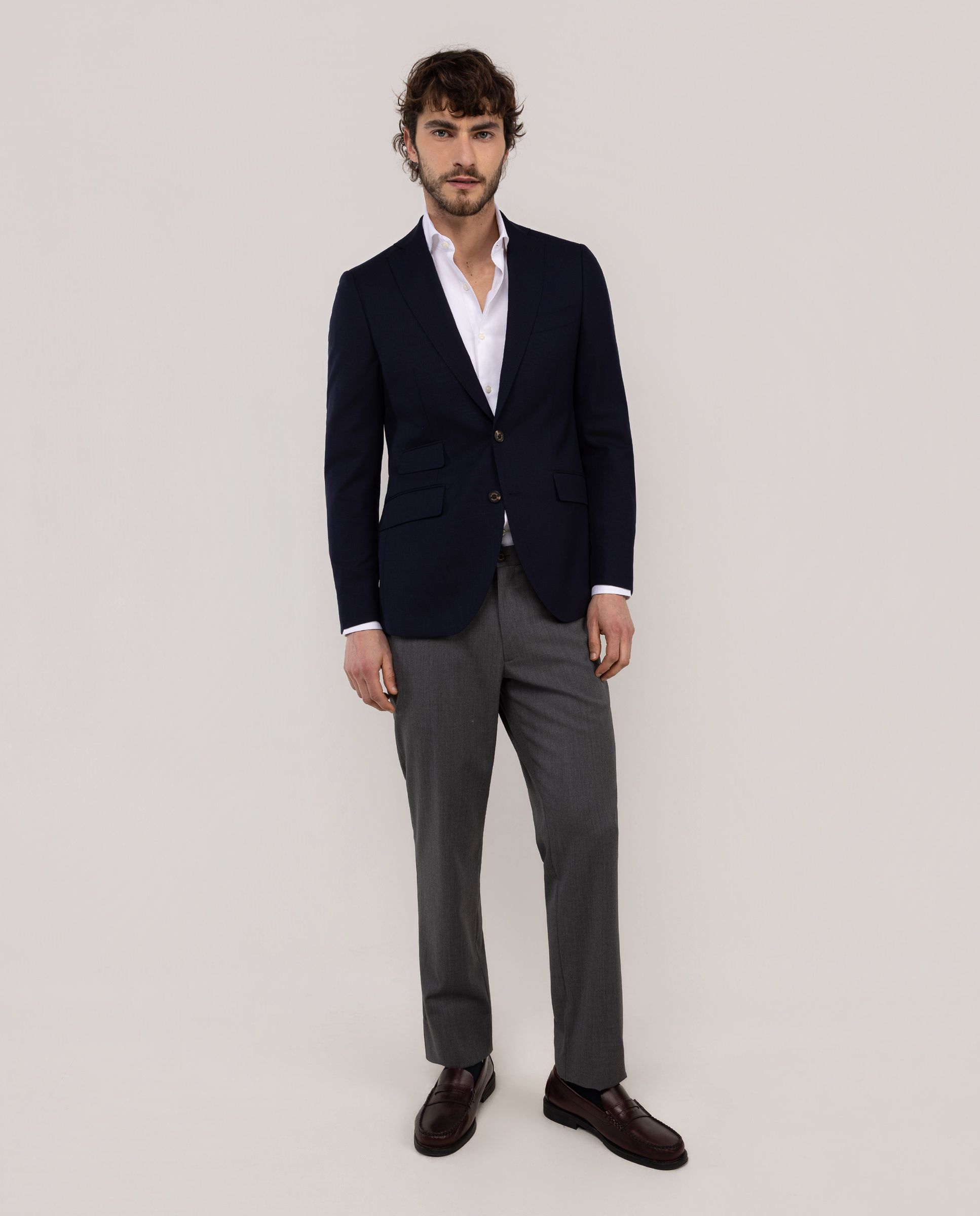 El Ganso® Americana Formal Estructura Marino