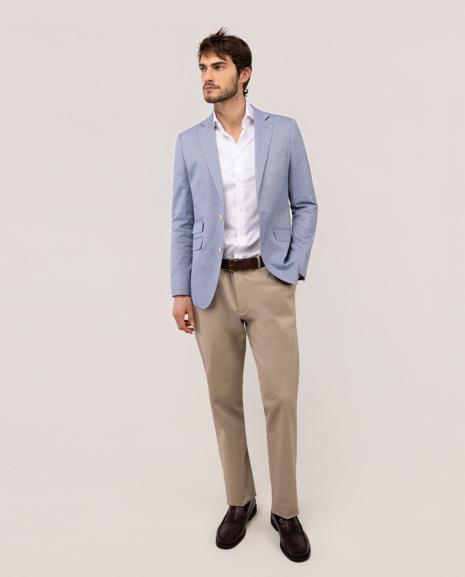 El Ganso® Americana Formal Oxford Azul