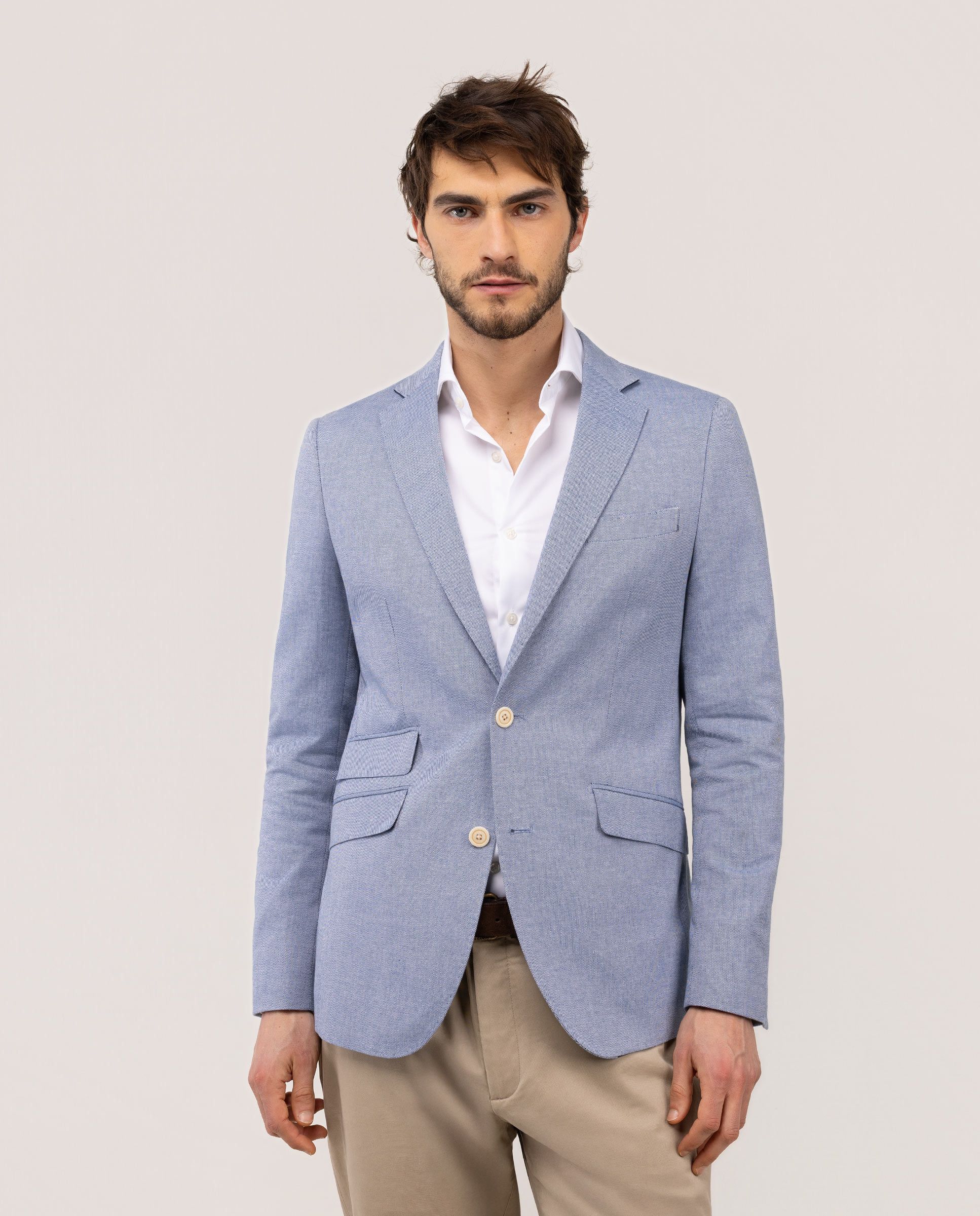 El Ganso® Americana Formal Oxford Azul