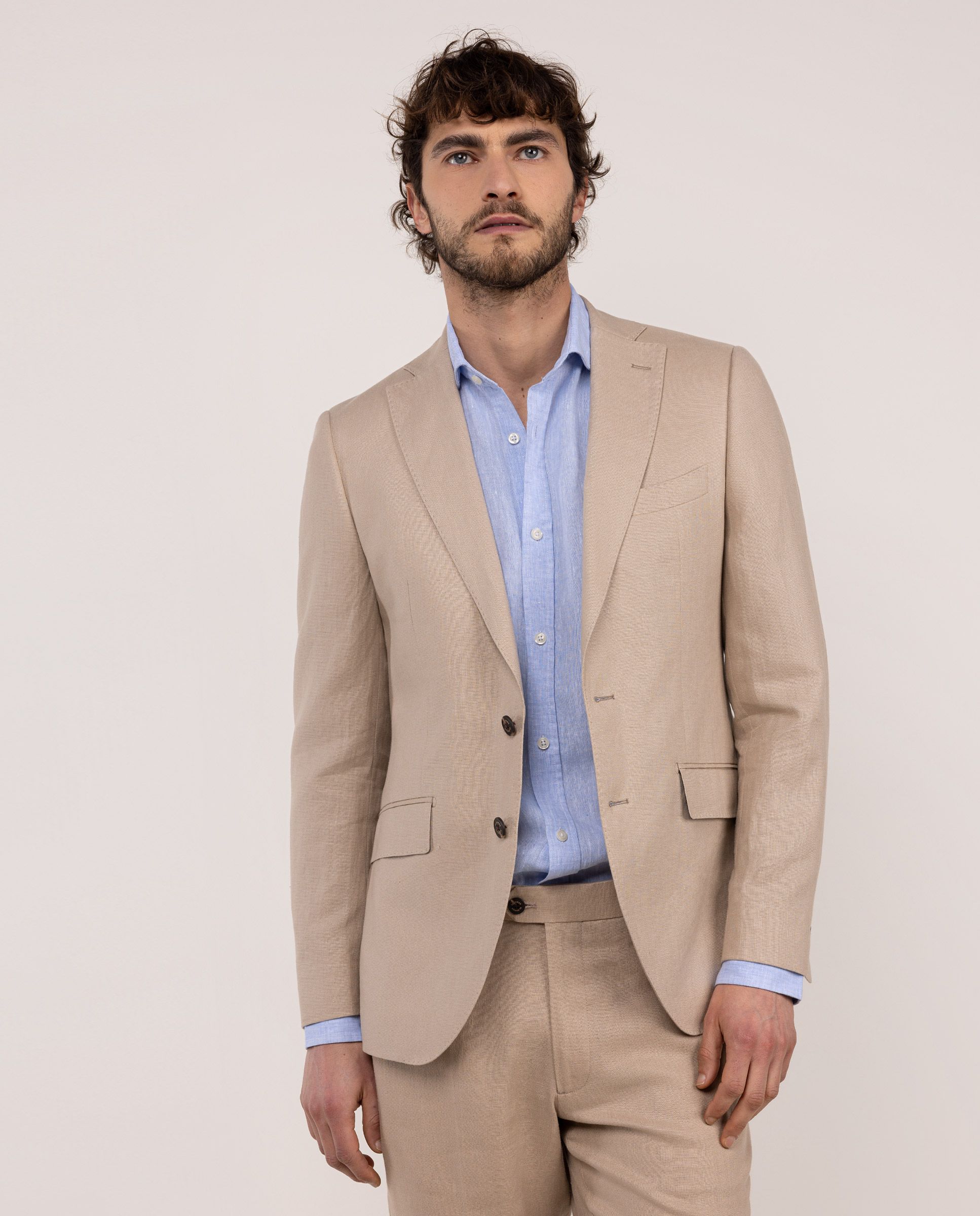 El Ganso® Americana Formal Lino Beige