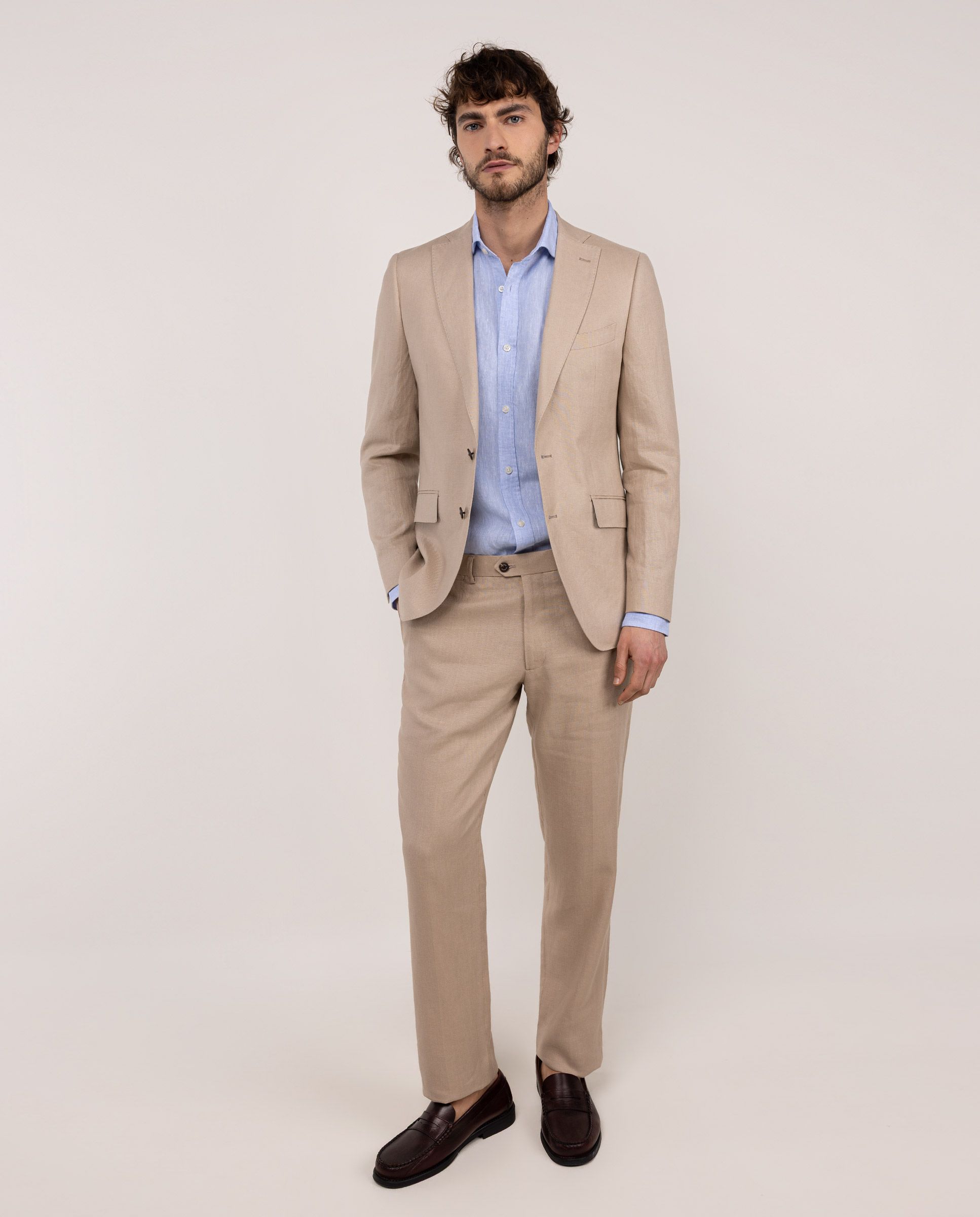 El Ganso® Americana Formal Lino Beige