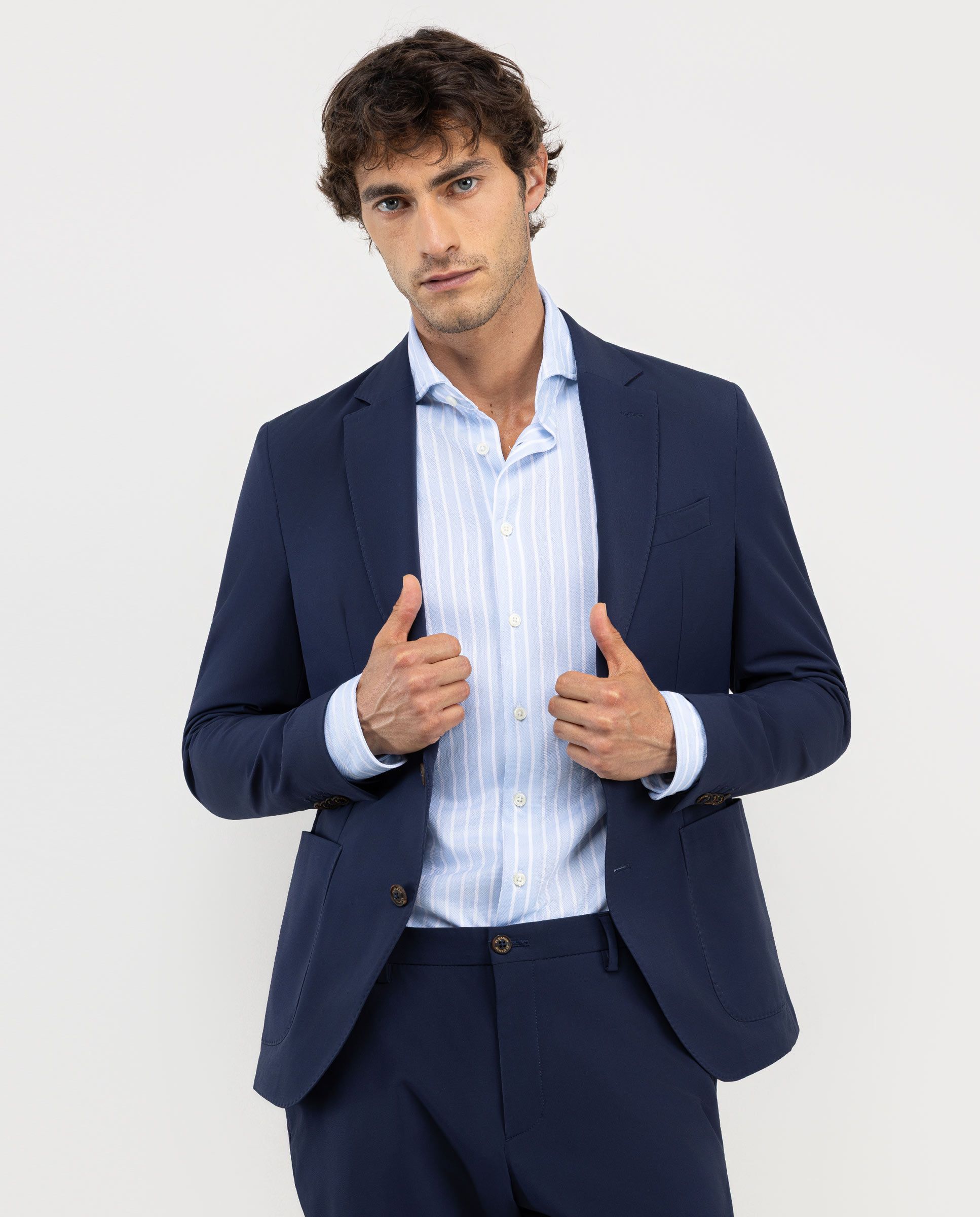 El Ganso® Camisa Sepiia Raya Butcher Verde