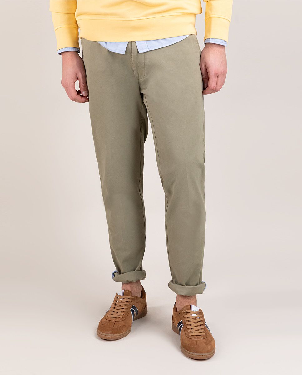 El Ganso® Pantalón Chino Básico Verde