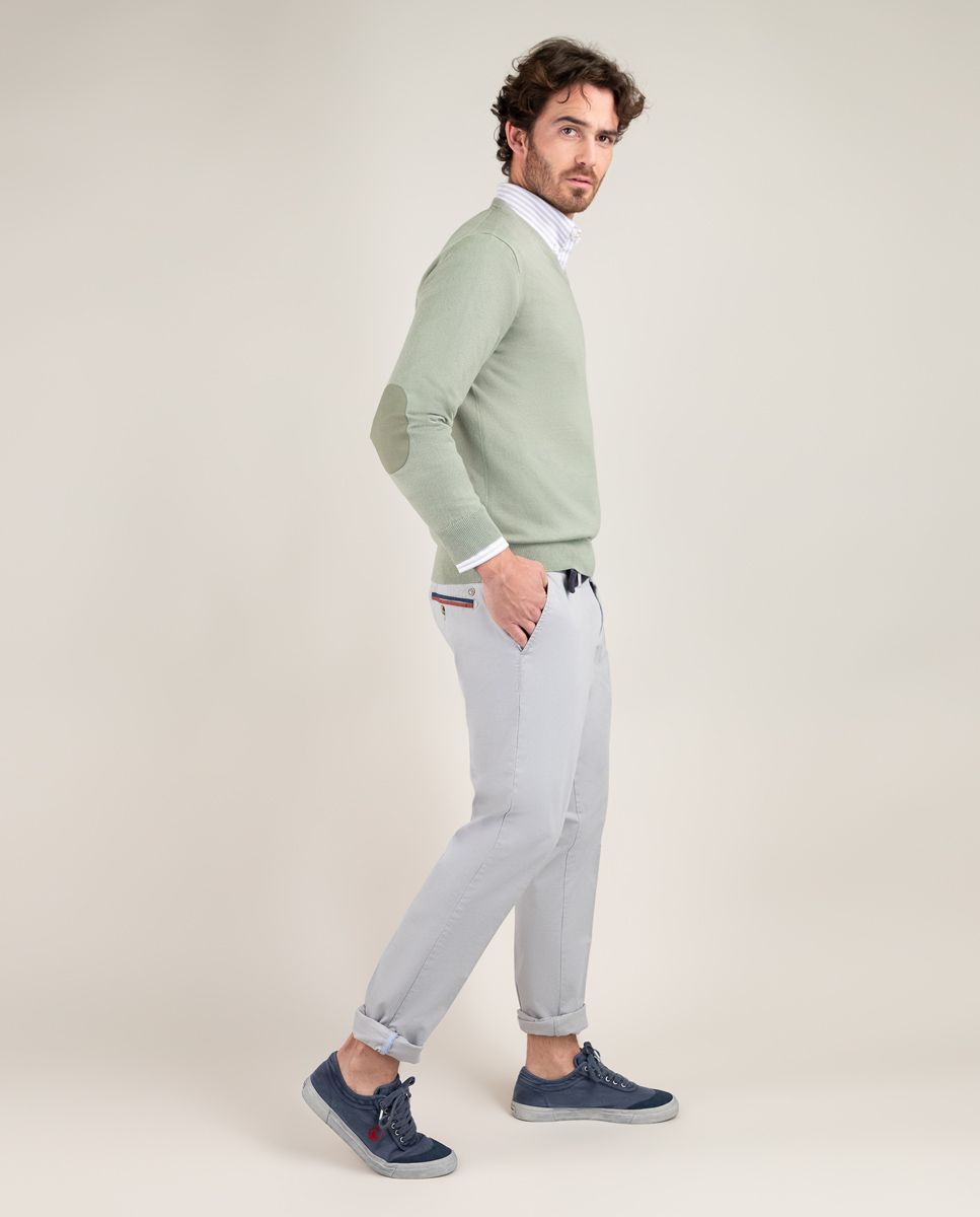 El Ganso® Pantalón Chino Básico Gris