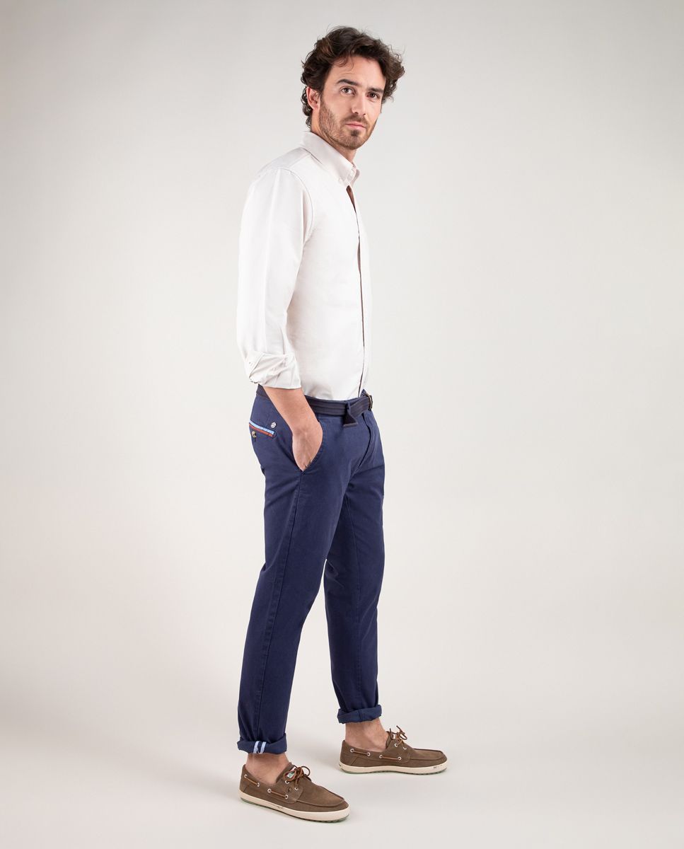 El Ganso® | Pantalón Chino Básico Marino