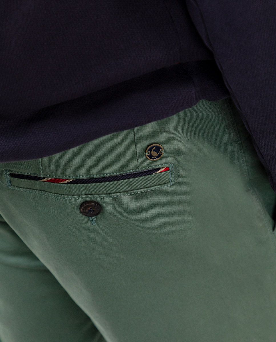 El Ganso® | Pantalón Chino Básico Verde