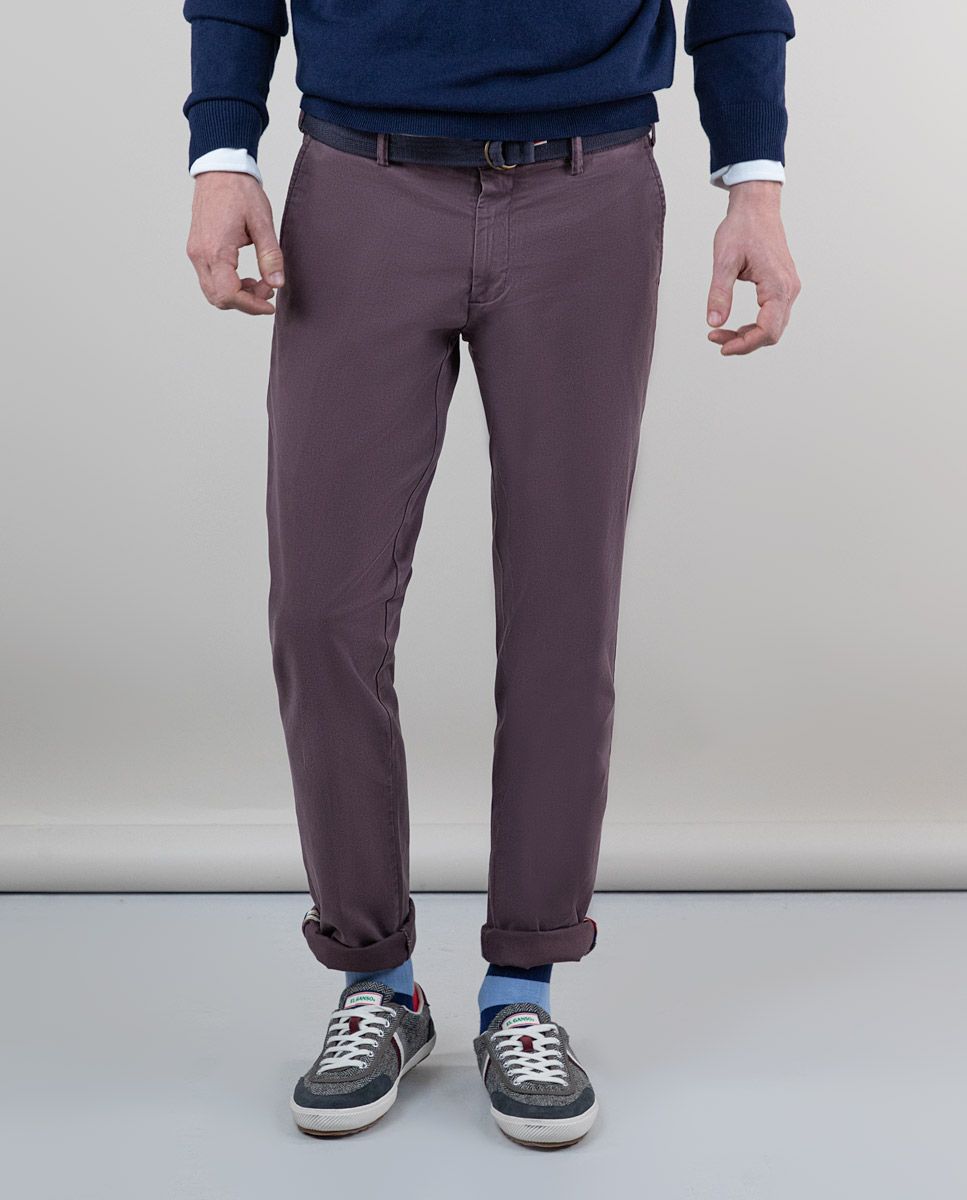 El Ganso® | Basic Aubergine Chinos