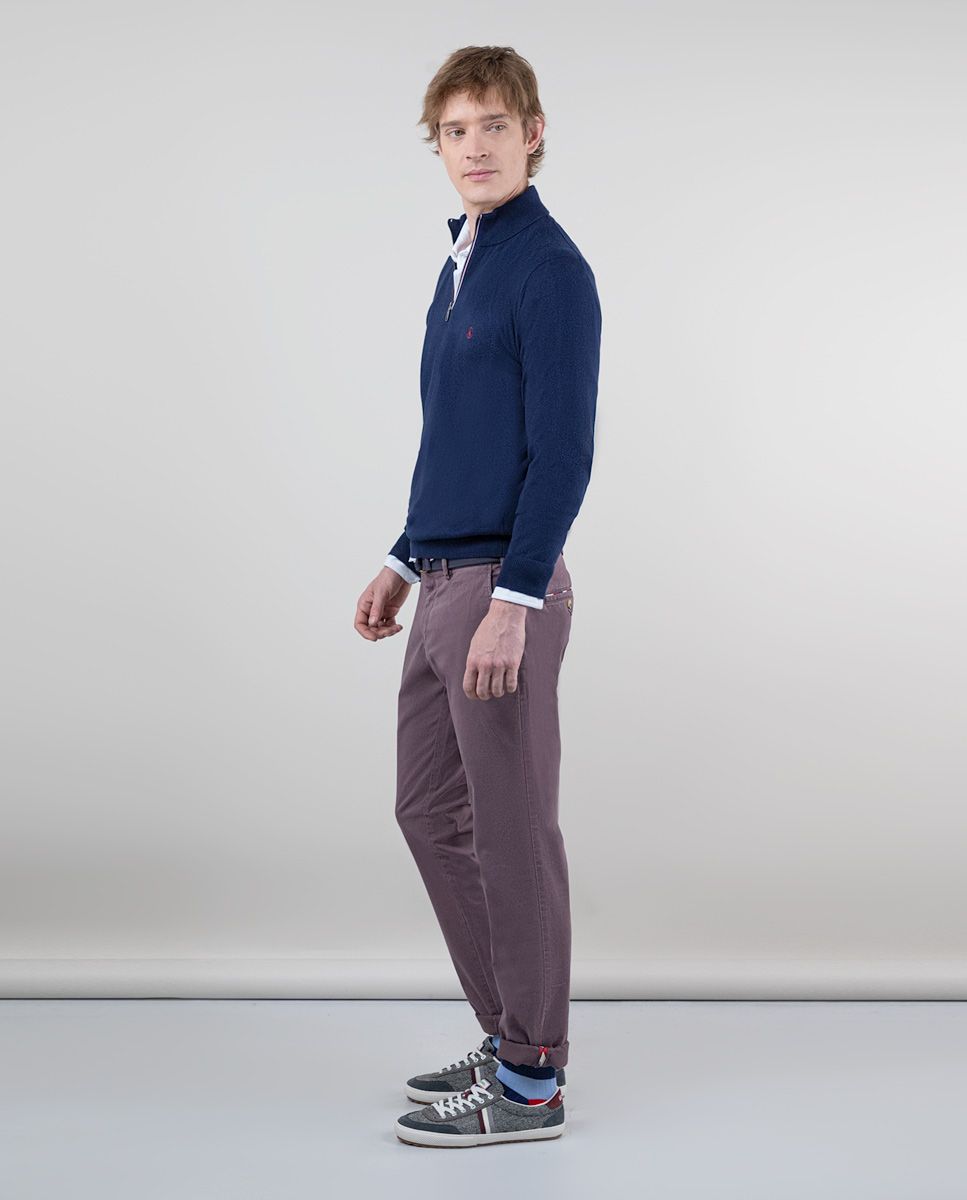 El Ganso® | Pantalon Chino Basique Aubergine