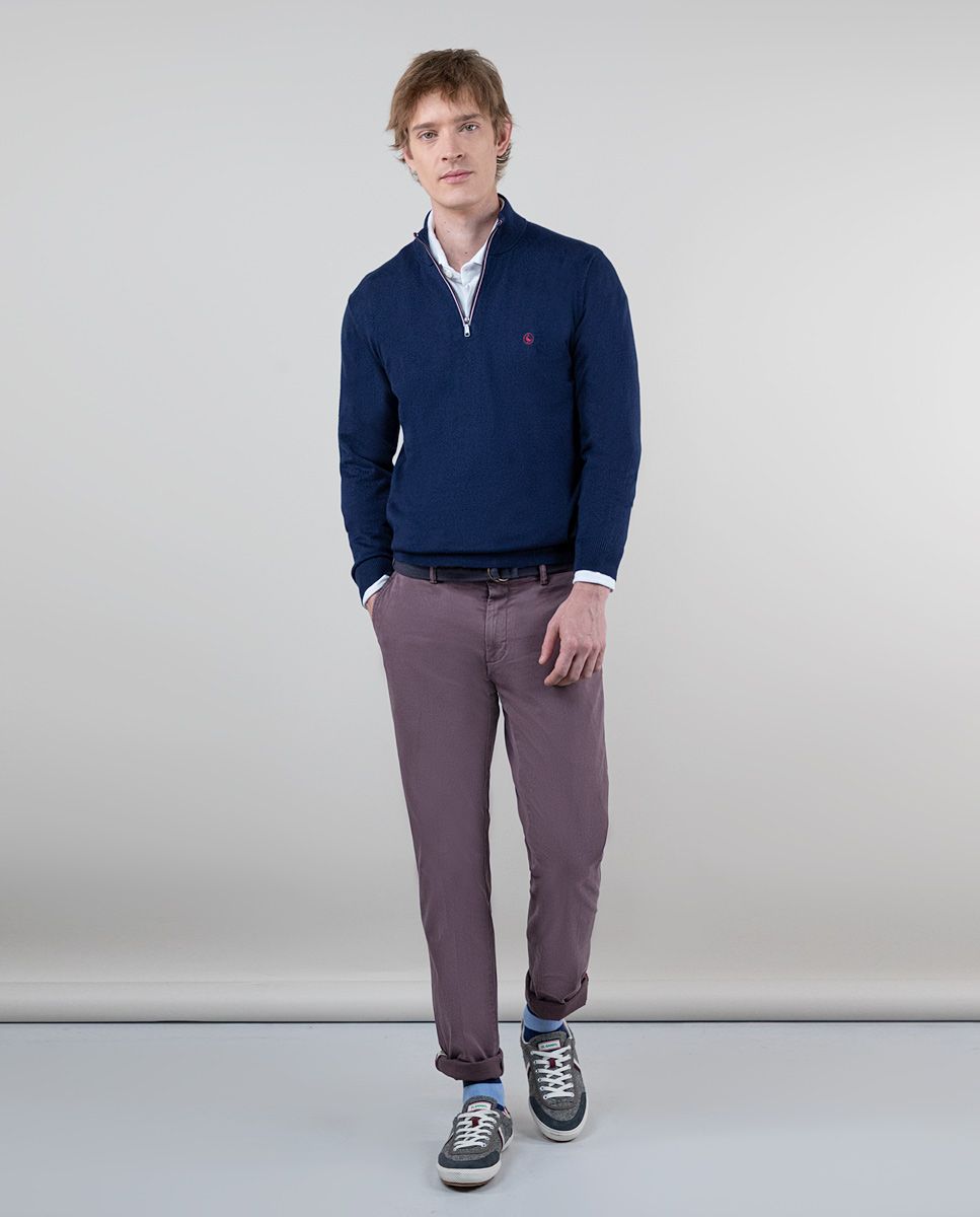 El Ganso® | Basic Aubergine Chinos
