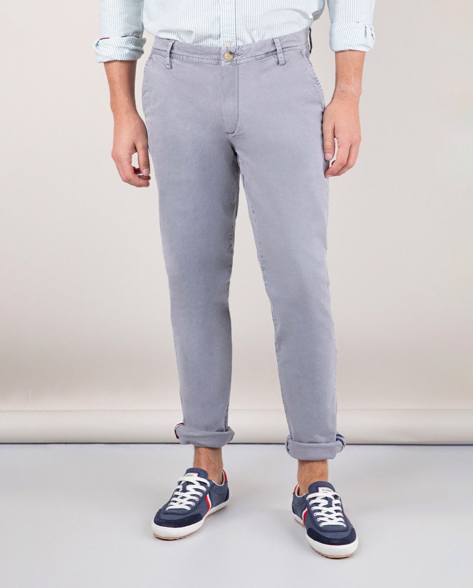El Ganso® | Rebajas Verano 2025 | Hasta 50%Pantalón Chino Básico Gris LATAM