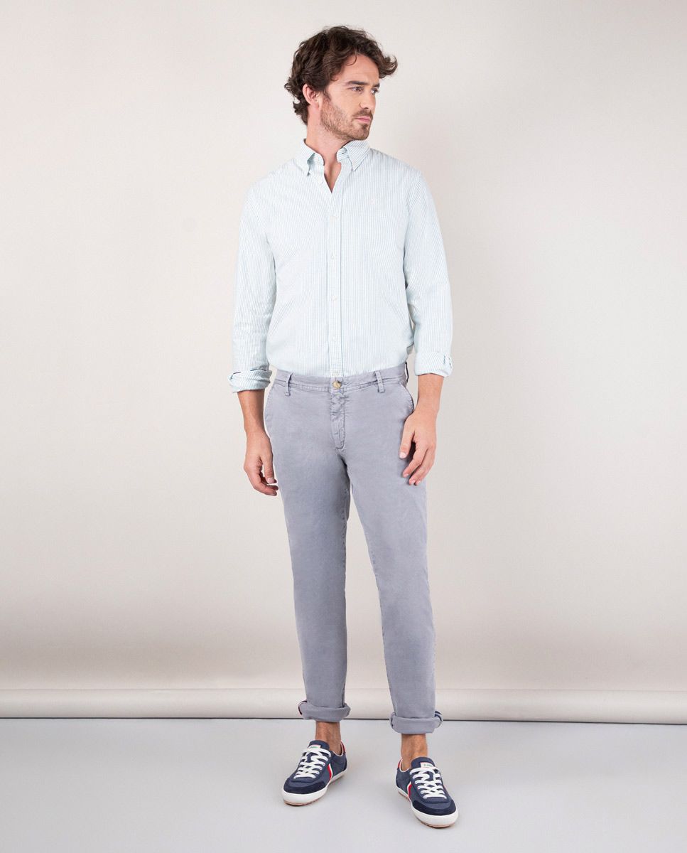 El Ganso® | Rebajas Verano 2025 | Hasta 50%Pantalón Chino Básico Gris LATAM