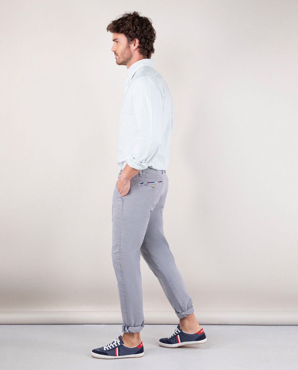 El Ganso® | Rebajas Verano 2025 | Hasta 50%Pantalón Chino Básico Gris LATAM