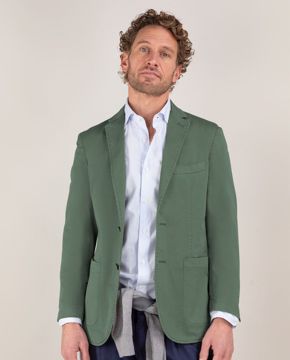 Remate Final Invierno 2025 | Hasta 50%Americana Sarga Garment Dyed Verde