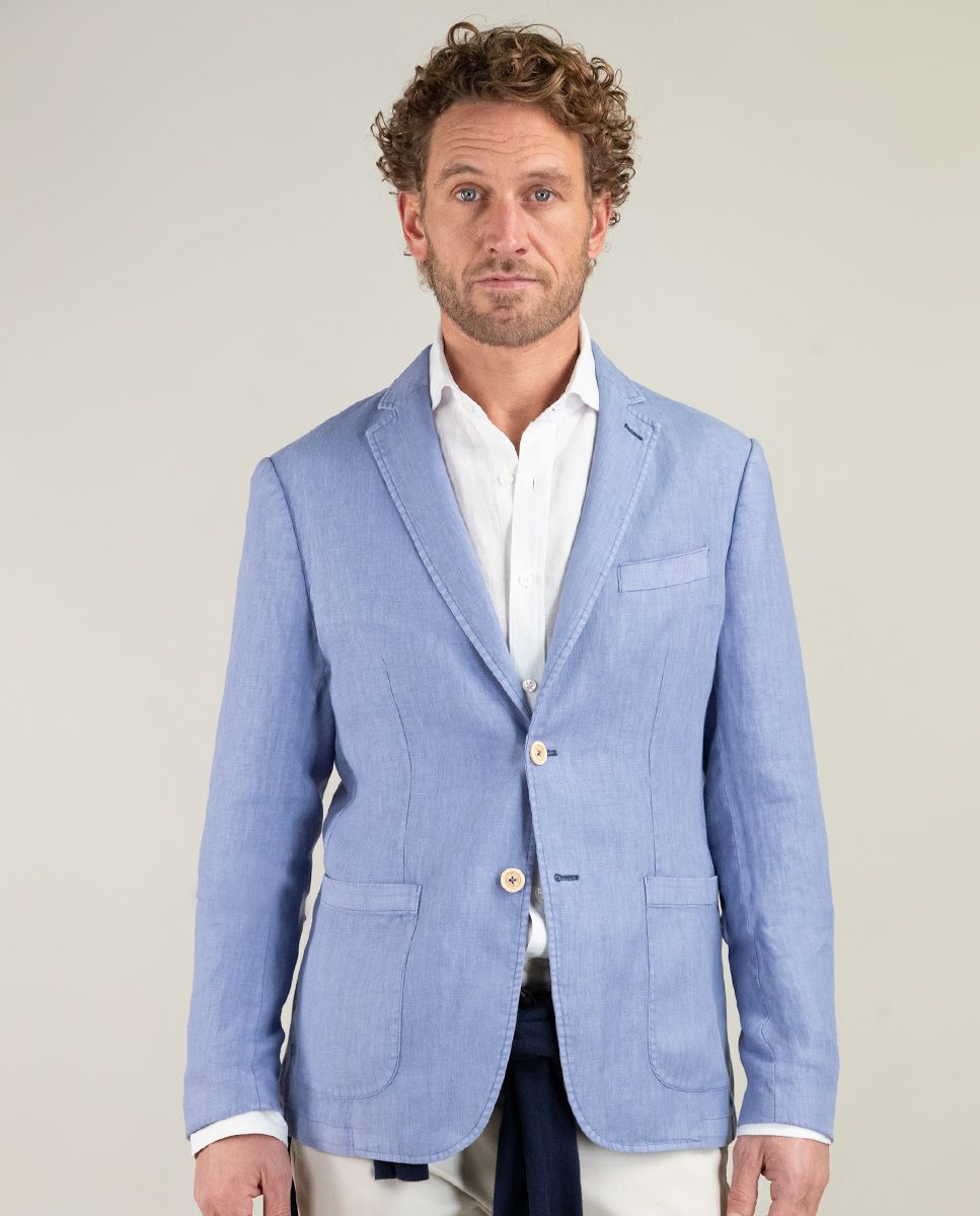 El Ganso® Americana Lino Garment Dyed Azul