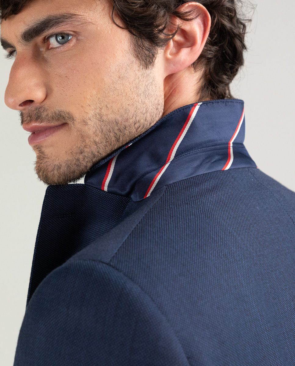 El Ganso® Americana Coordinada Ojo de Perdiz Marino