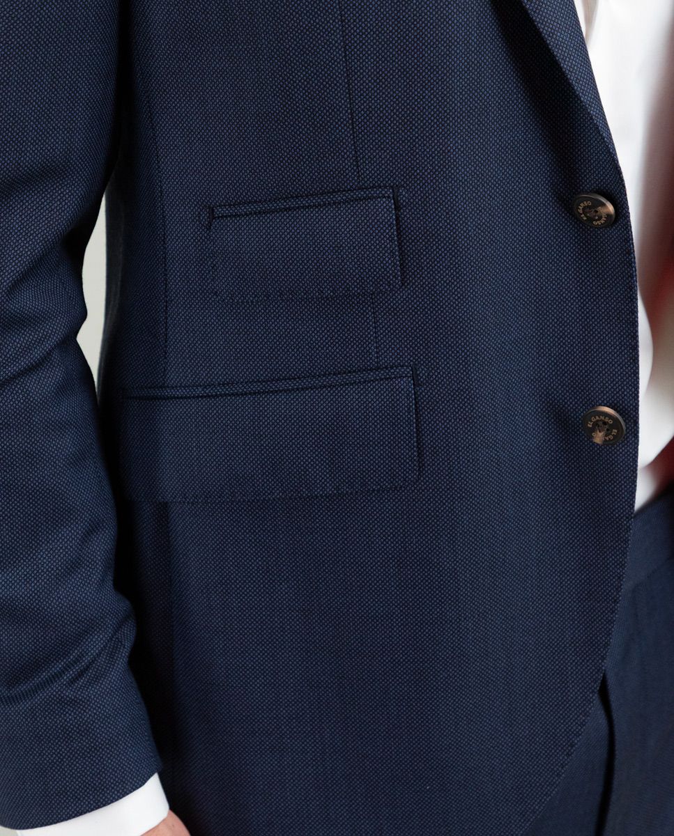 El Ganso® Americana Coordinada Ojo de Perdiz Marino