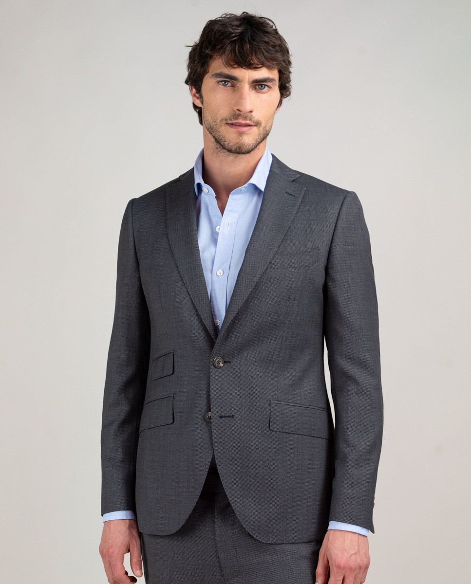 El Ganso® Americana Coordinada Ojo de Perdiz Gris