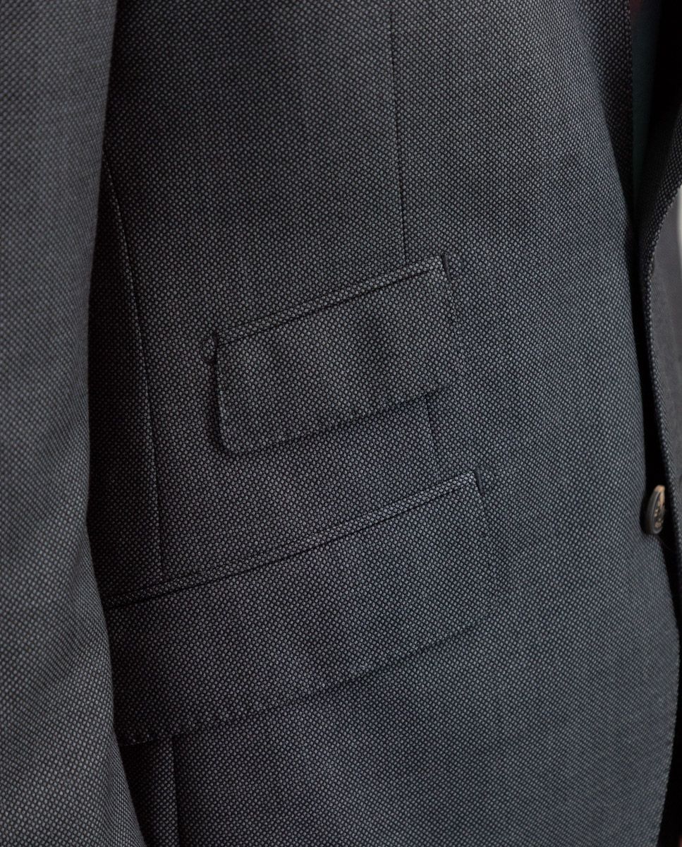 El Ganso® Americana Coordinada Ojo de Perdiz Gris