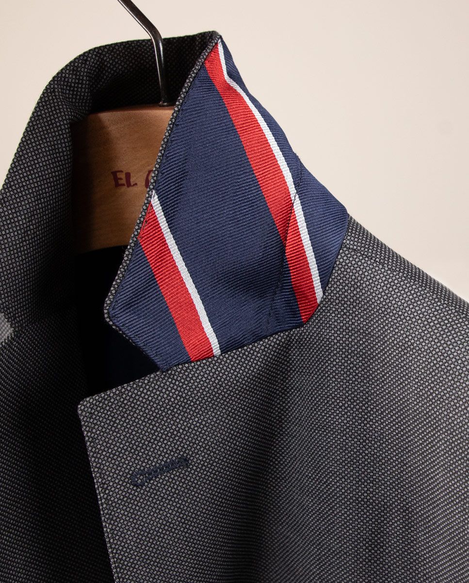 El Ganso® Americana Traje Ojo de Perdiz Gris Coordinado