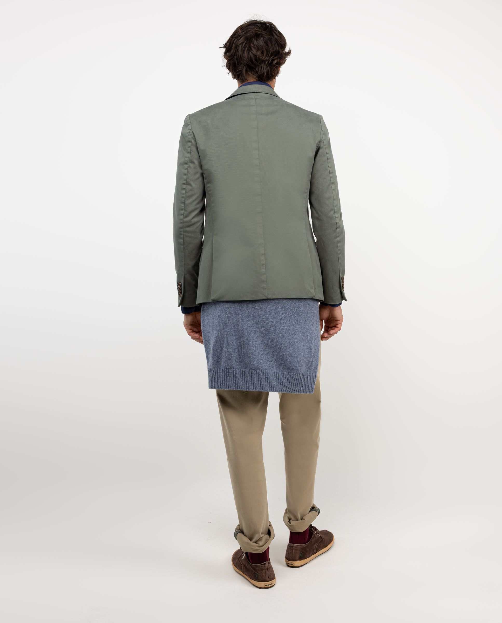 El Ganso® Veste Twill Teinte Sur Pièce Verte