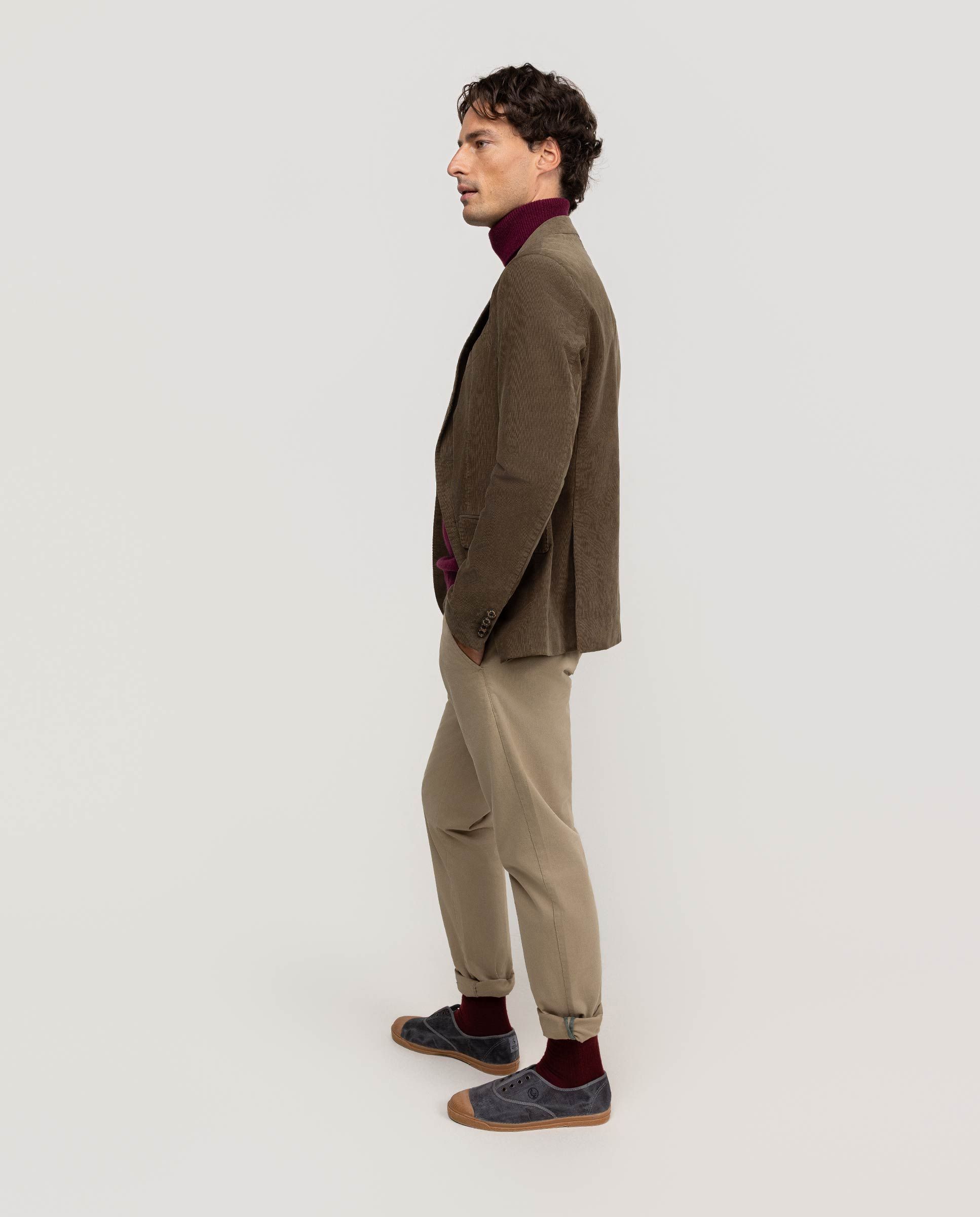 El Ganso® Veste Velours Teinte Sur Pièce Verte