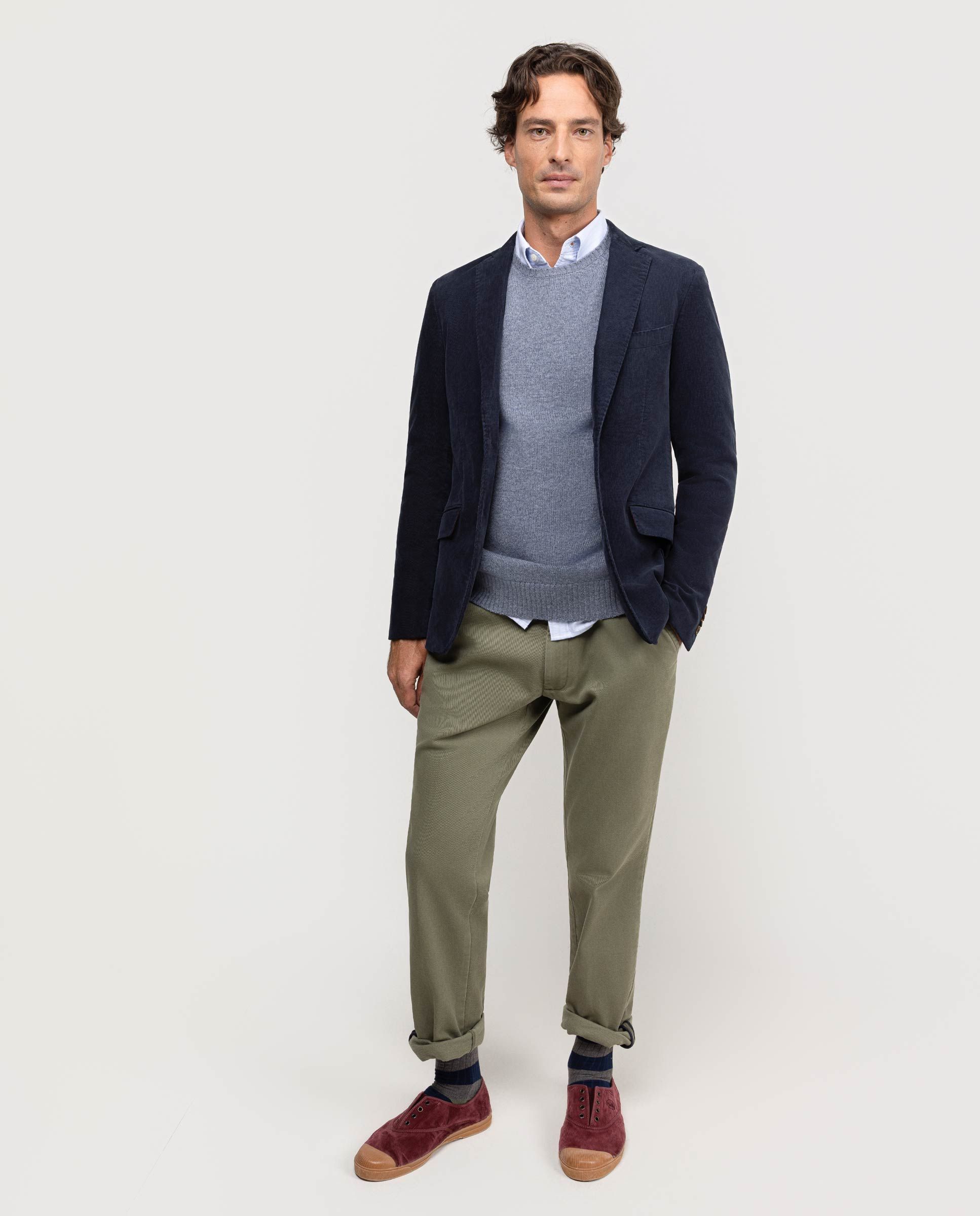El Ganso® Veste Velours Teinte Sur Pièce Bordeaux