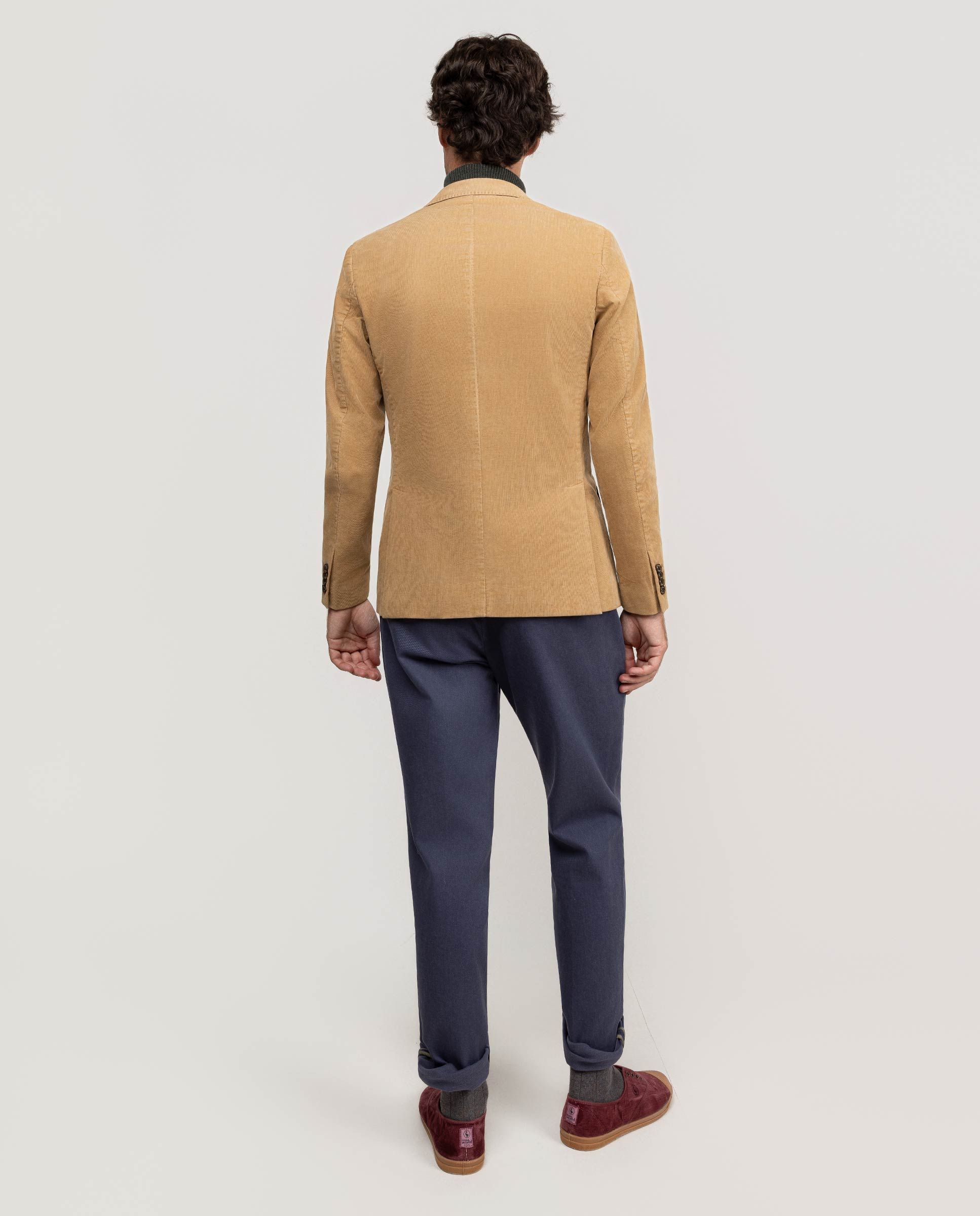 El Ganso® Veste Velours Teinte Sur Pièce Beige