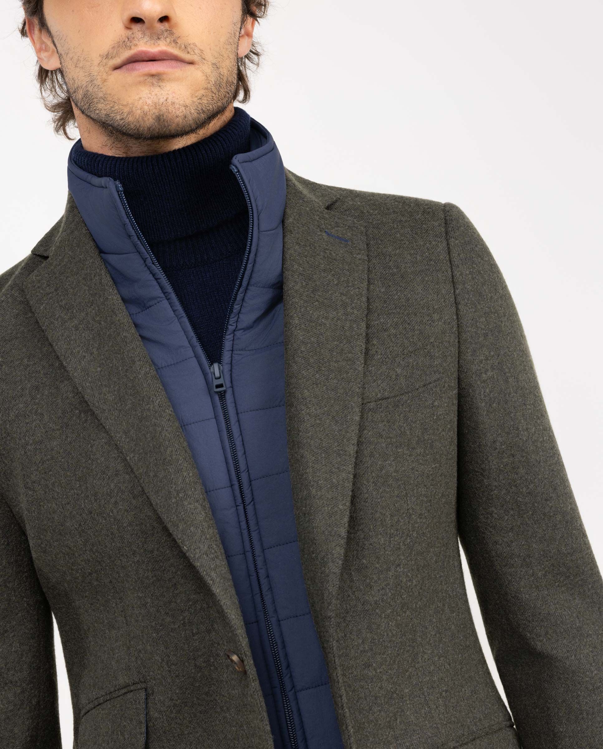 El Ganso® Veste Jersey Laine Verte Amovible