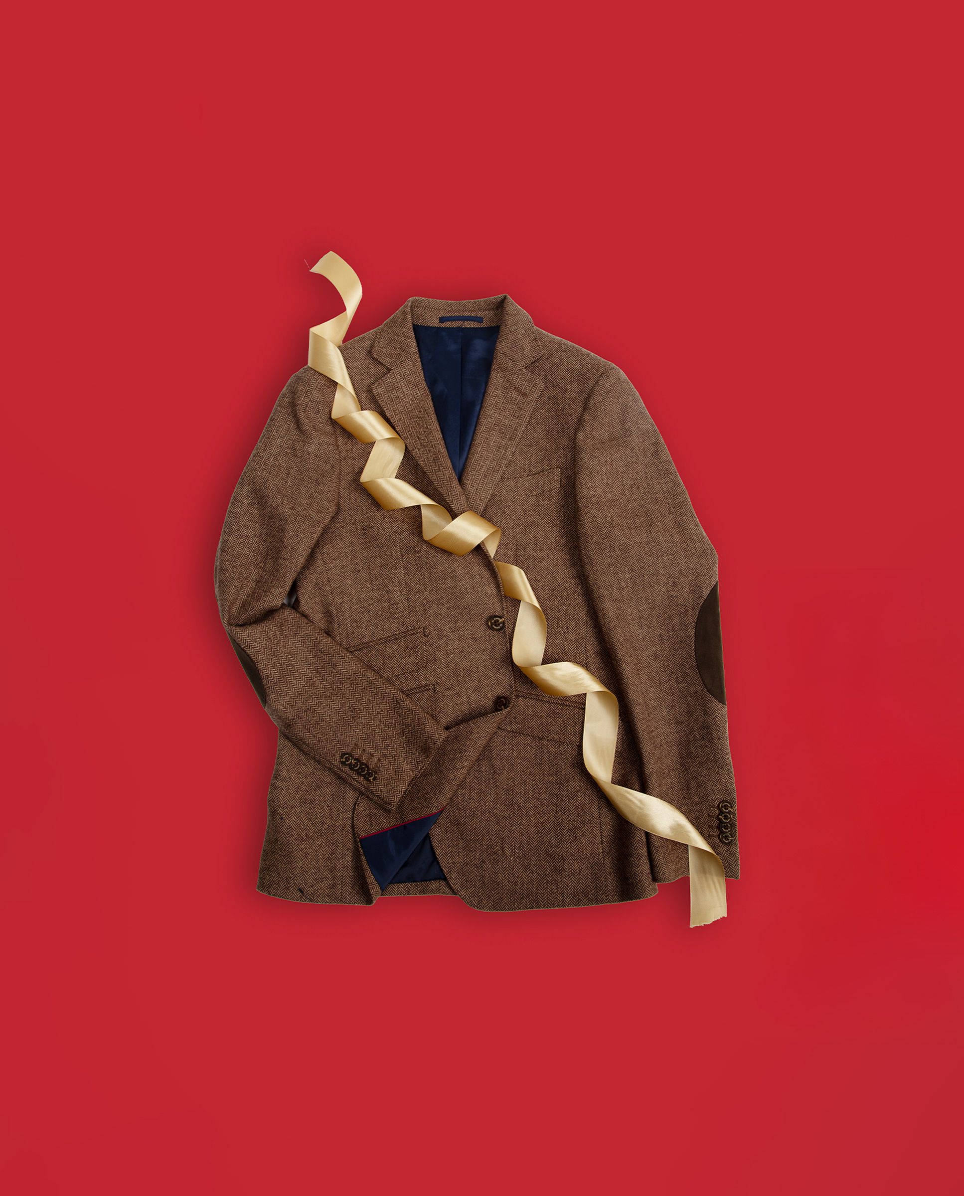 El Ganso® Beige Wool Herringbone Jacket