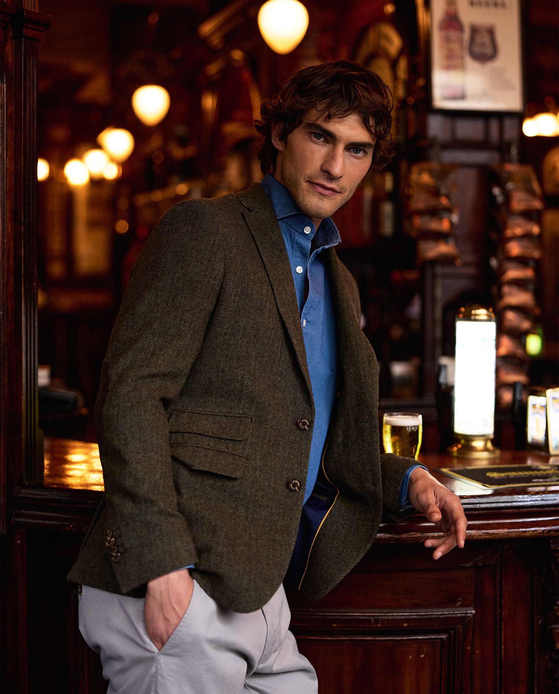 El Ganso® Veste Chevrons Laine Verte