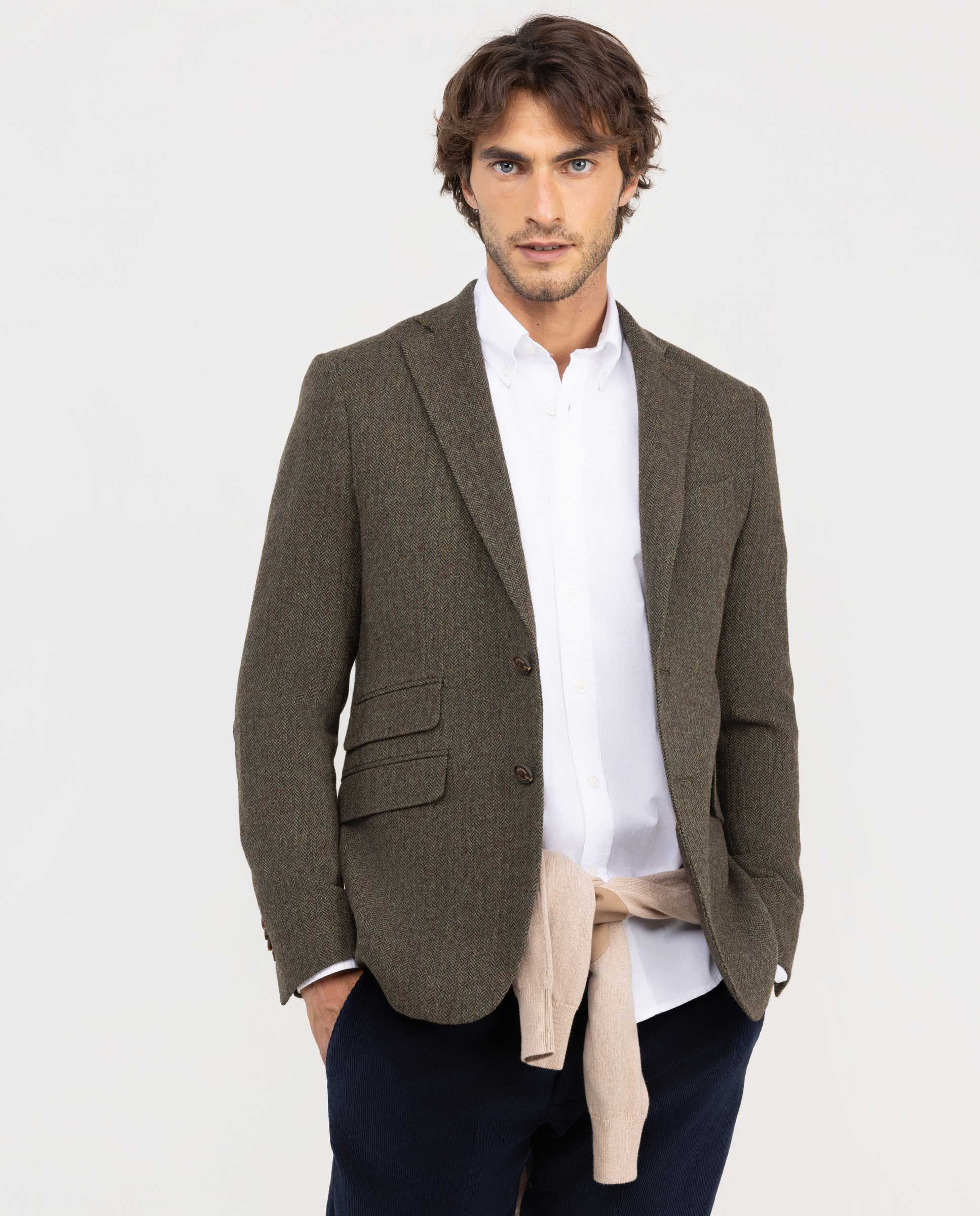 El Ganso® Veste Chevrons Laine Verte