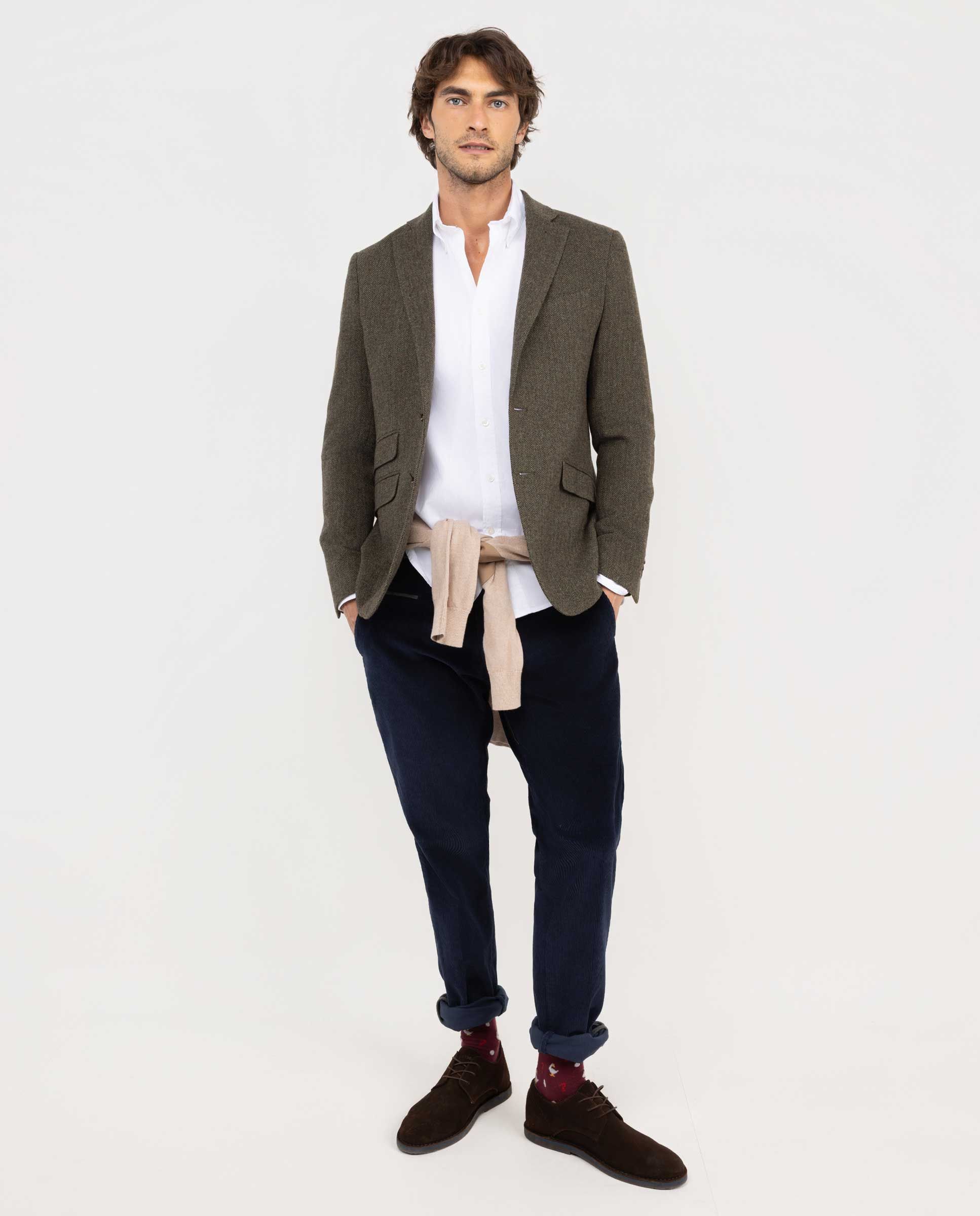 El Ganso® Veste Chevrons Laine Verte