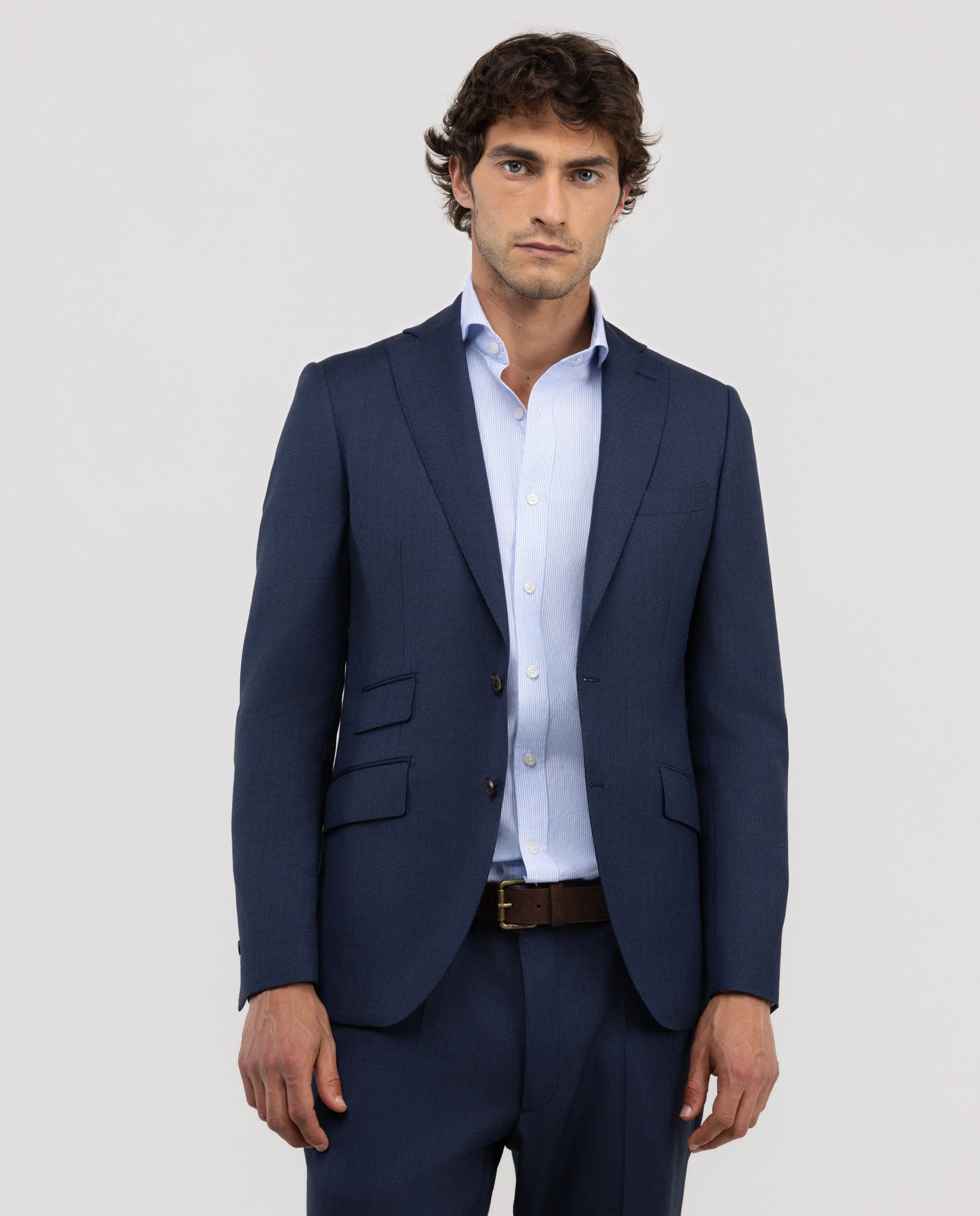 El Ganso® Americana Coordinada Ojo de Perdiz Marino