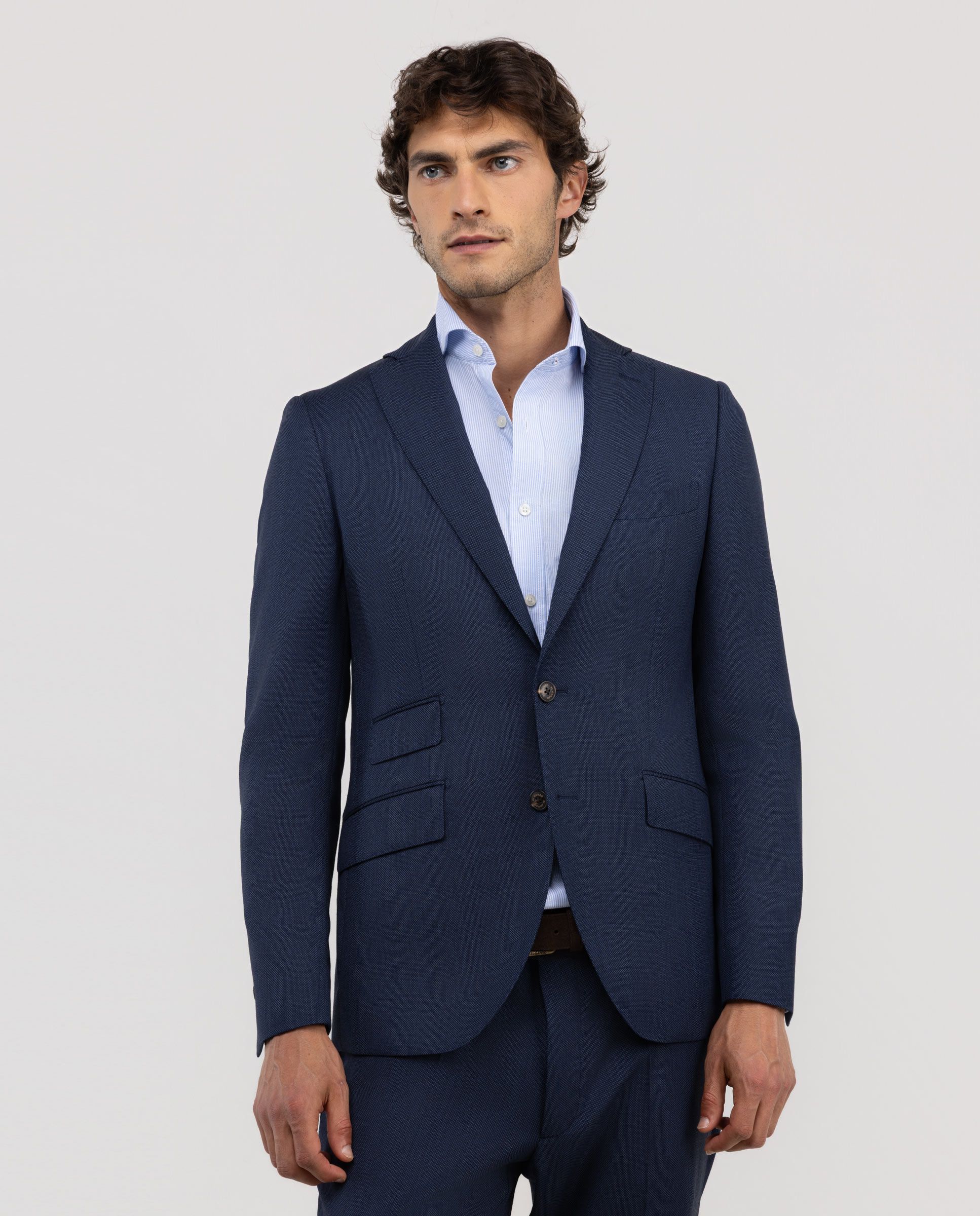 El Ganso® Americana Coordinada Ojo de Perdiz Marino