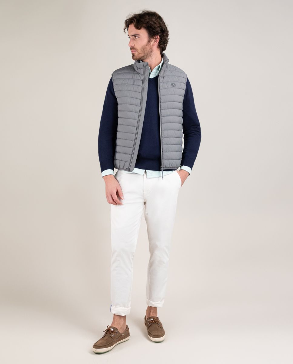 El Ganso® | Basic Quilted Grey Vest