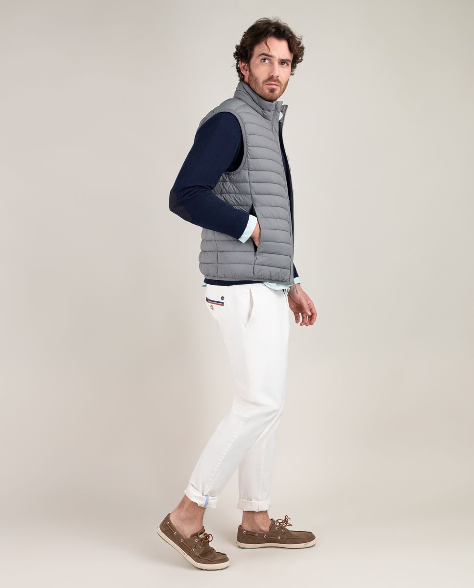 El Ganso® | Basic Quilted Grey Vest