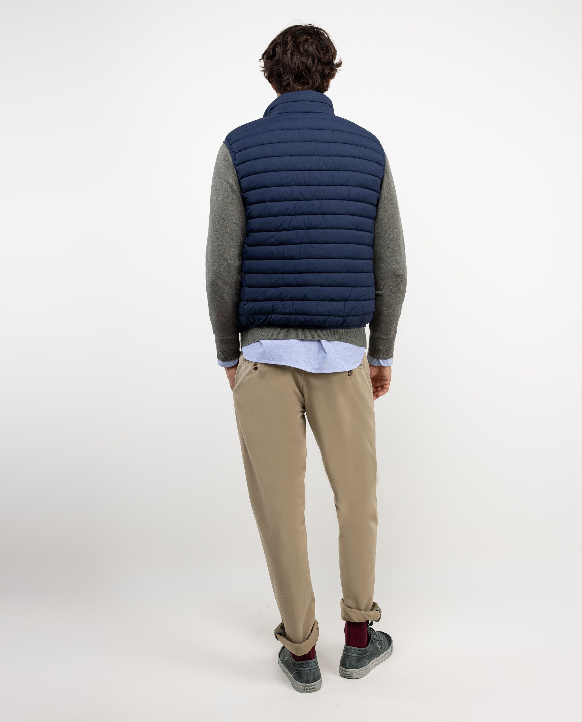 El Ganso® Basic Quilted Navy Vest