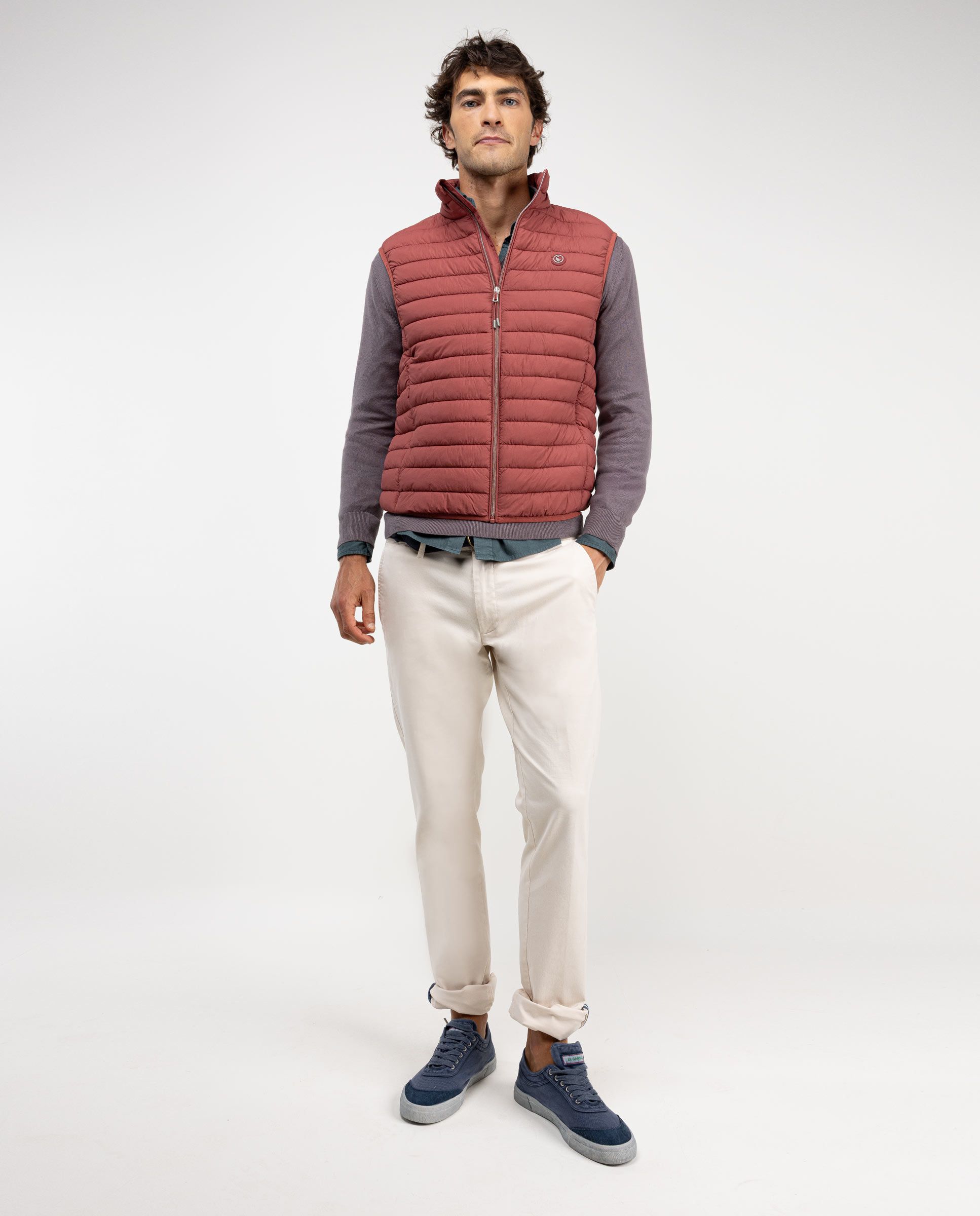 El Ganso® Basic Quilted Red Vest