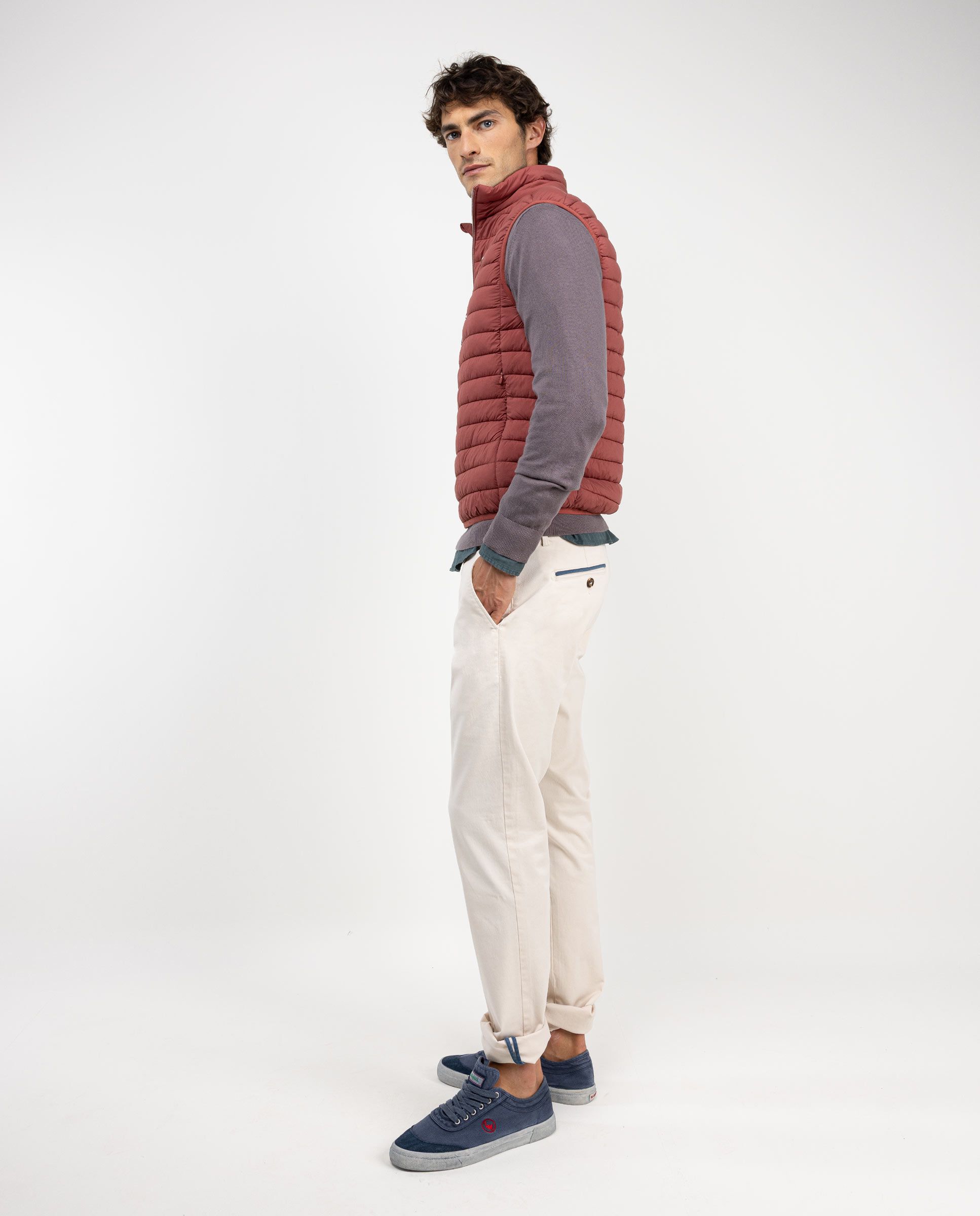 El Ganso® Basic Quilted Red Vest