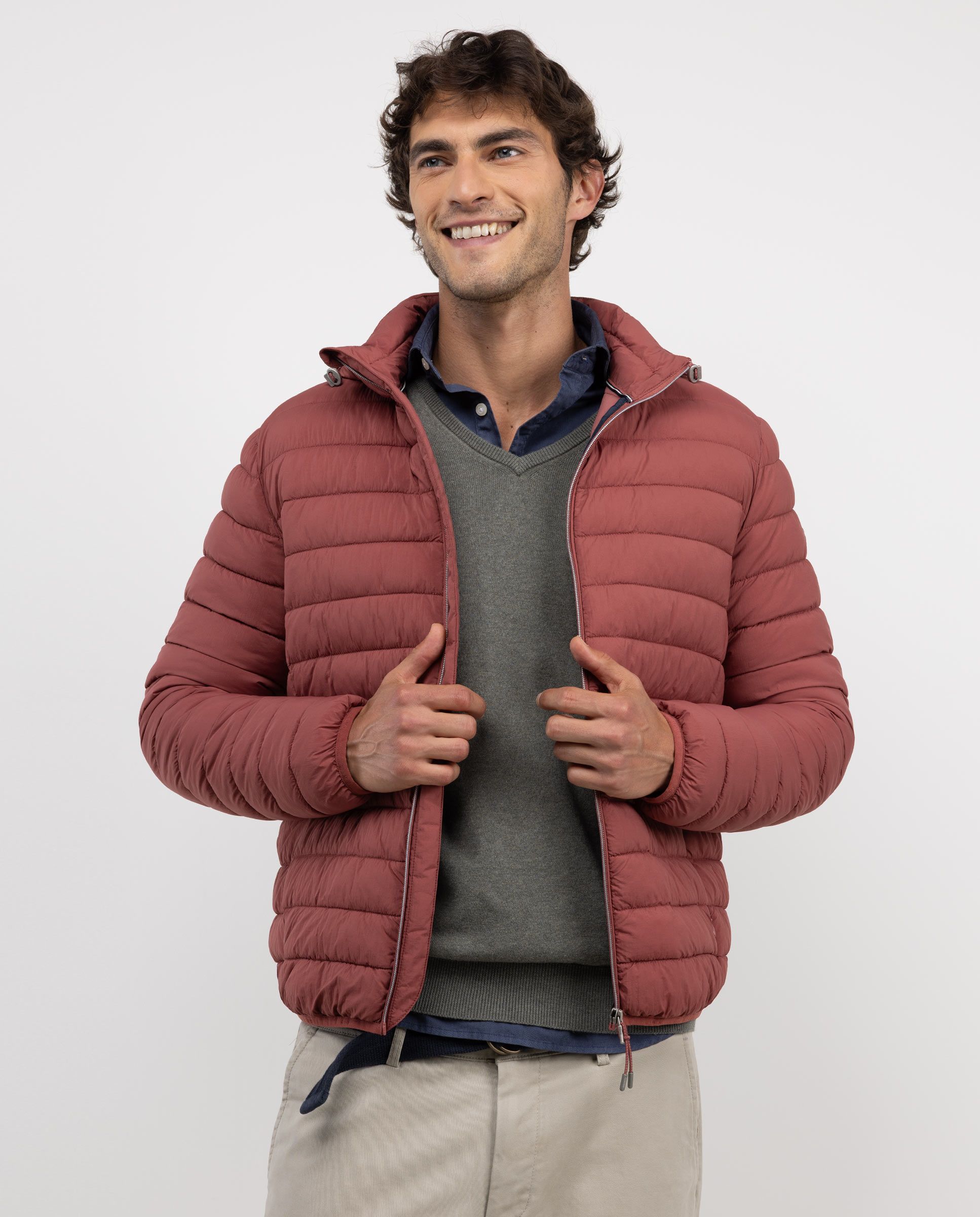 El Ganso® Basic Quilted Red Jacket