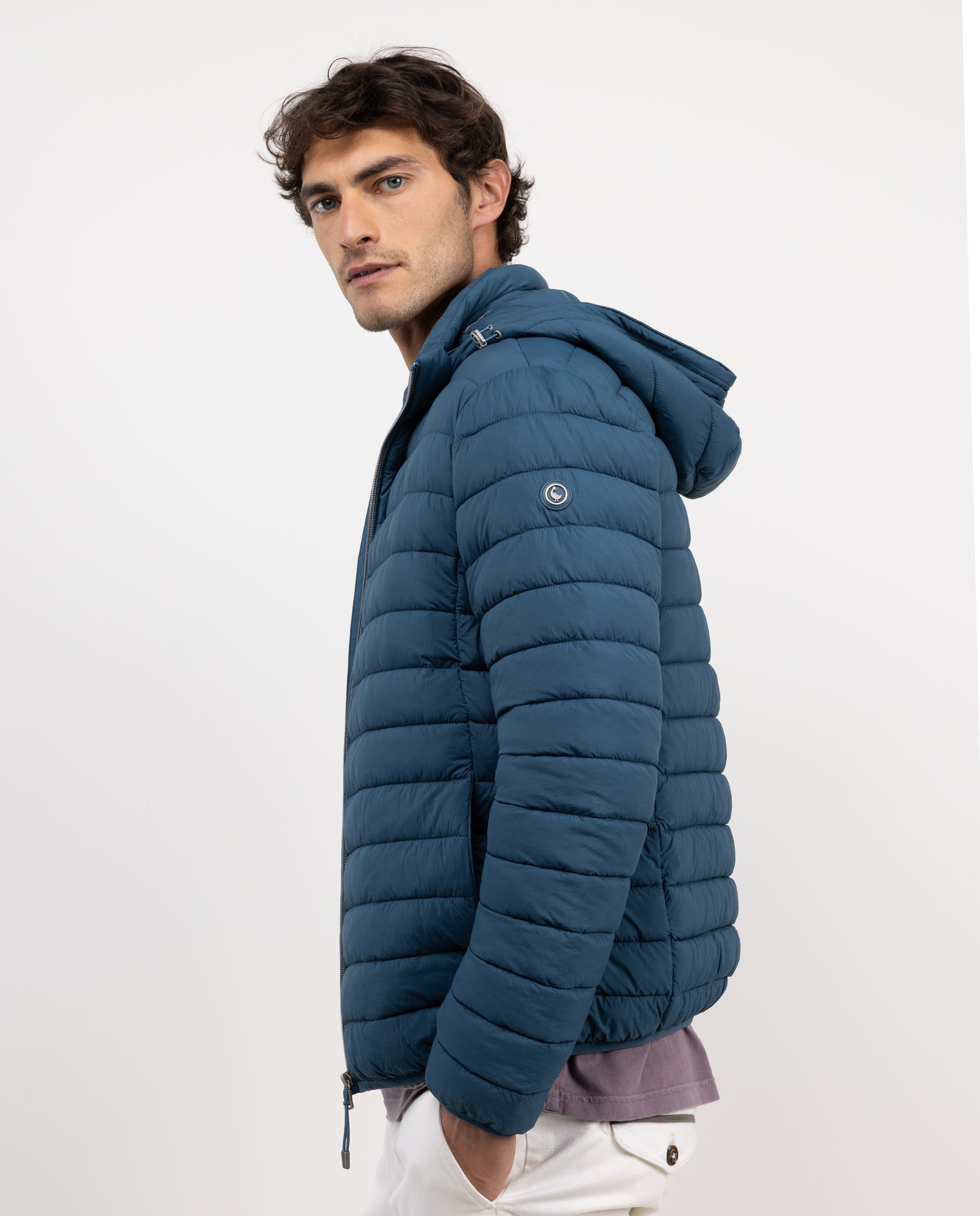 El Ganso® Basic Quilted Blue Jacket