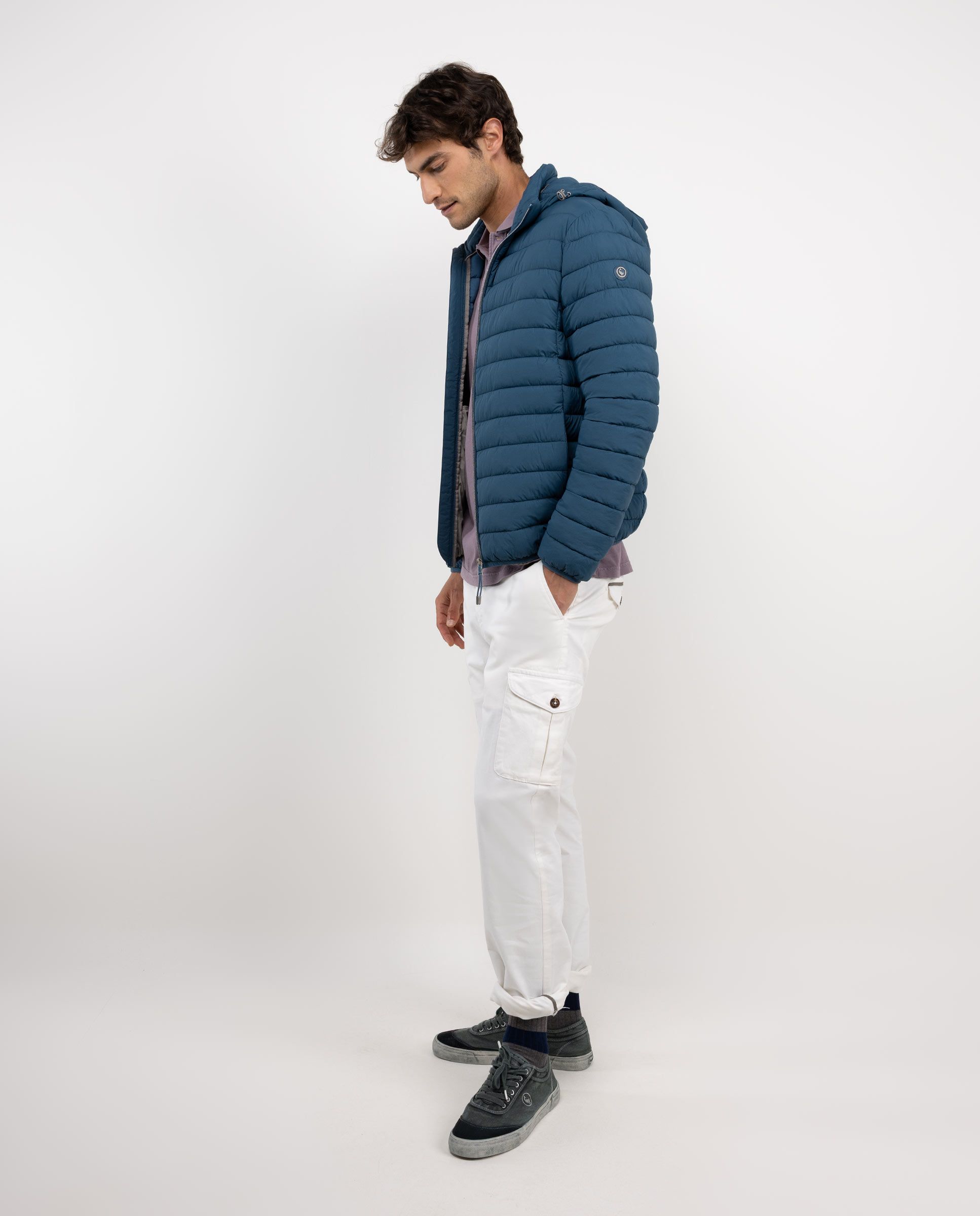 El Ganso® Basic Quilted Blue Jacket