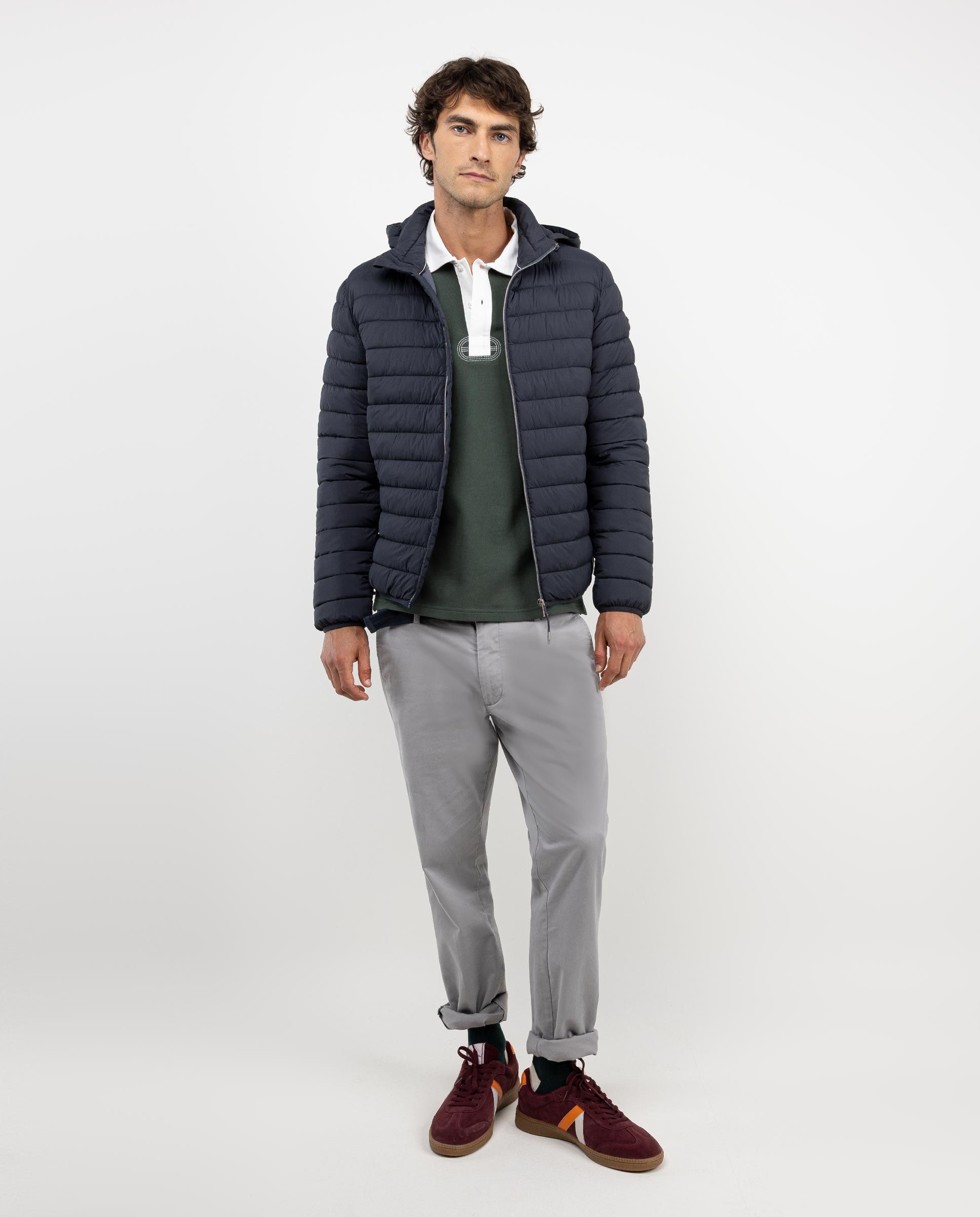 El Ganso® Basic Quilted Grey Jacket