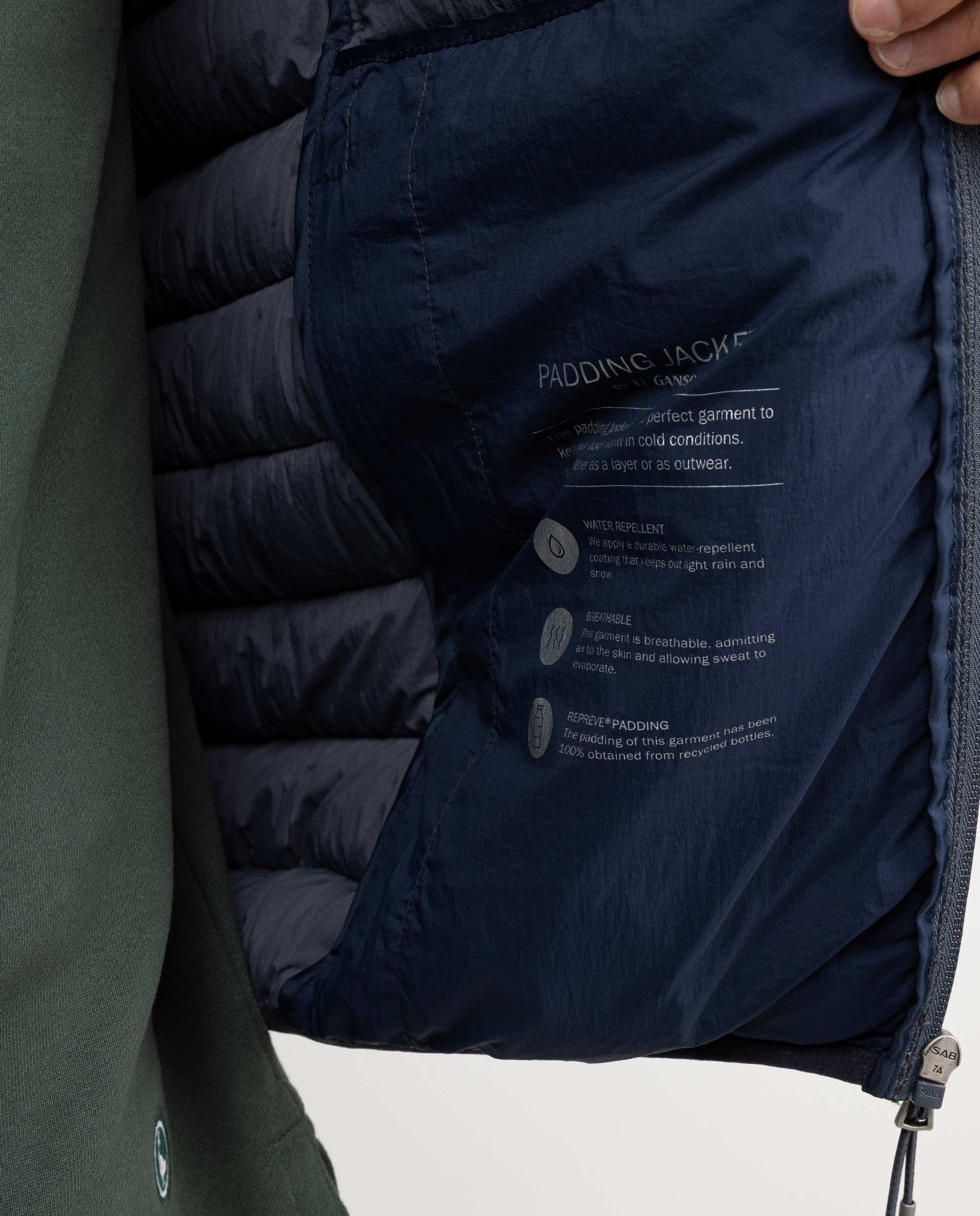 El Ganso® Basic Quilted Grey Jacket