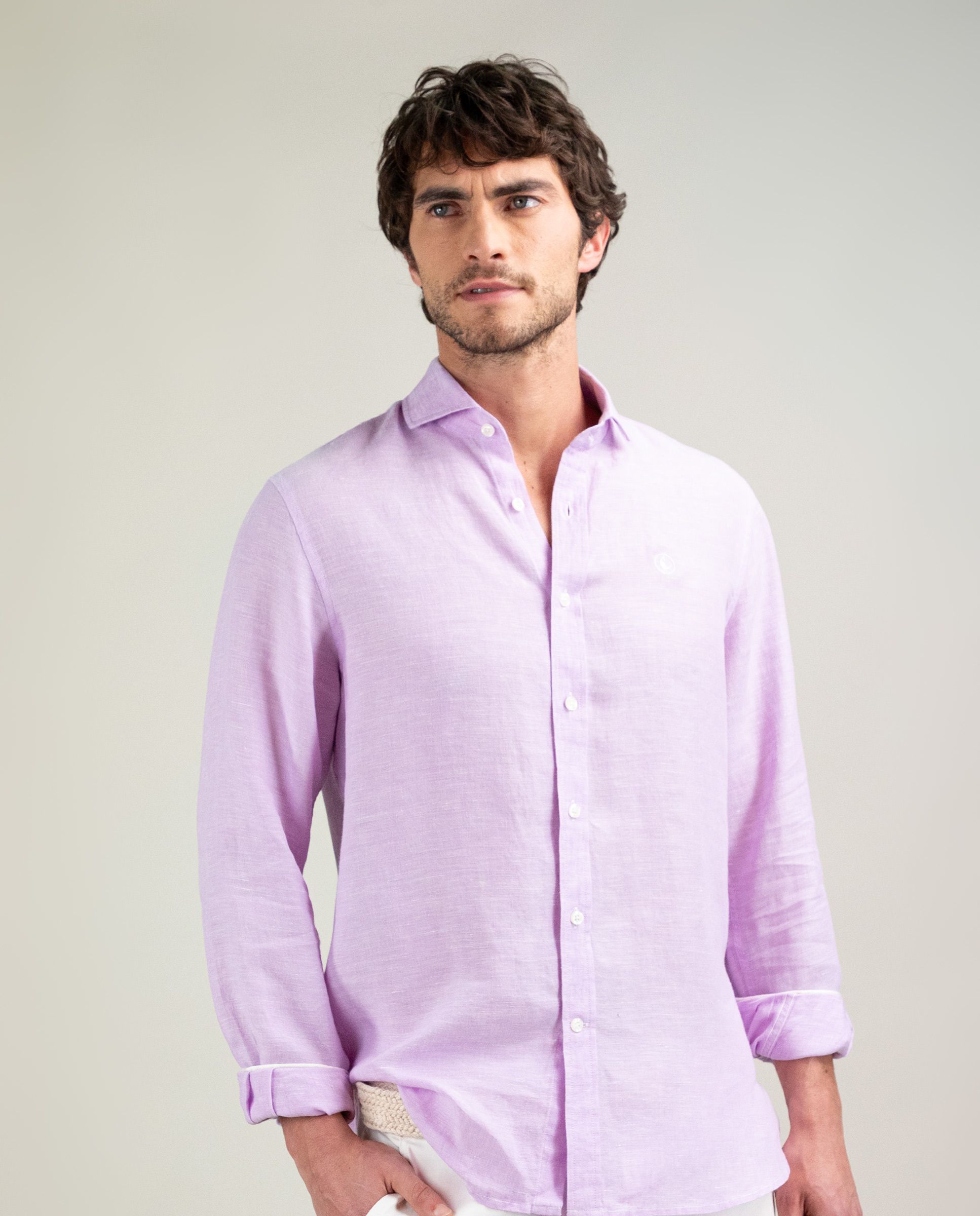 El Ganso® | Chemise Lin Chambray Lavande