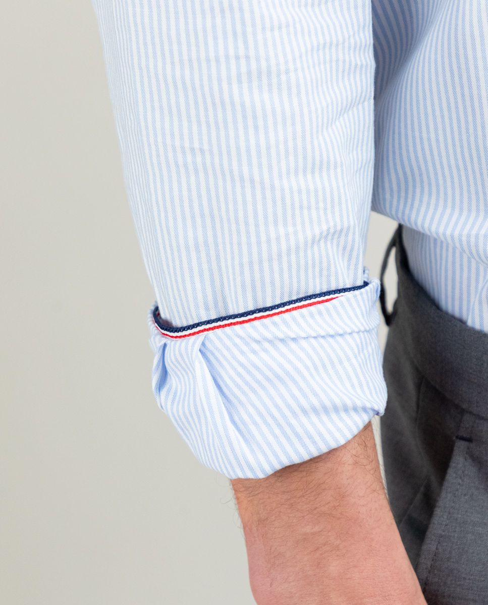 El Ganso® Camisa Pin Point Yale Celeste