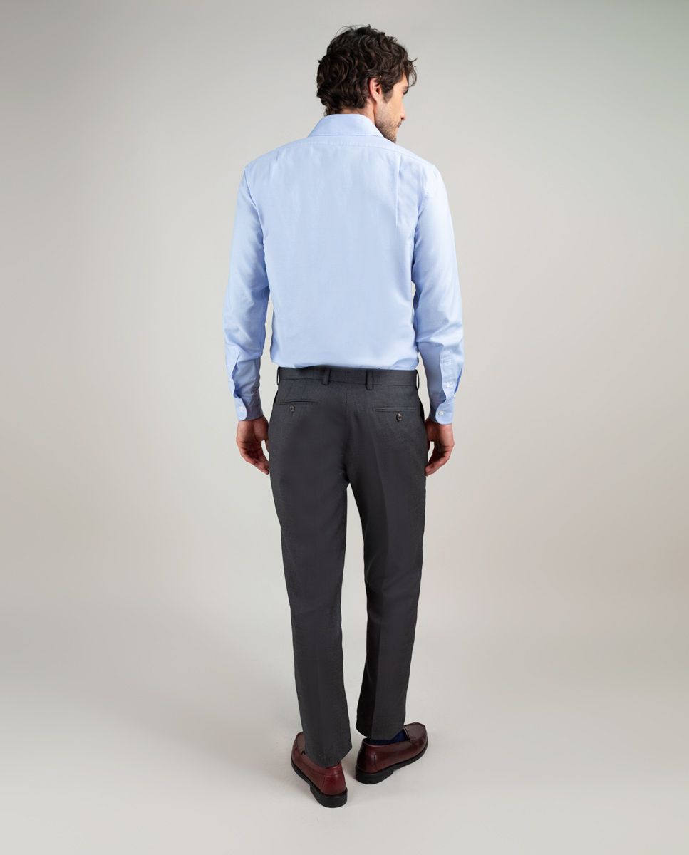 El Ganso® Camisa Pin Point Celeste