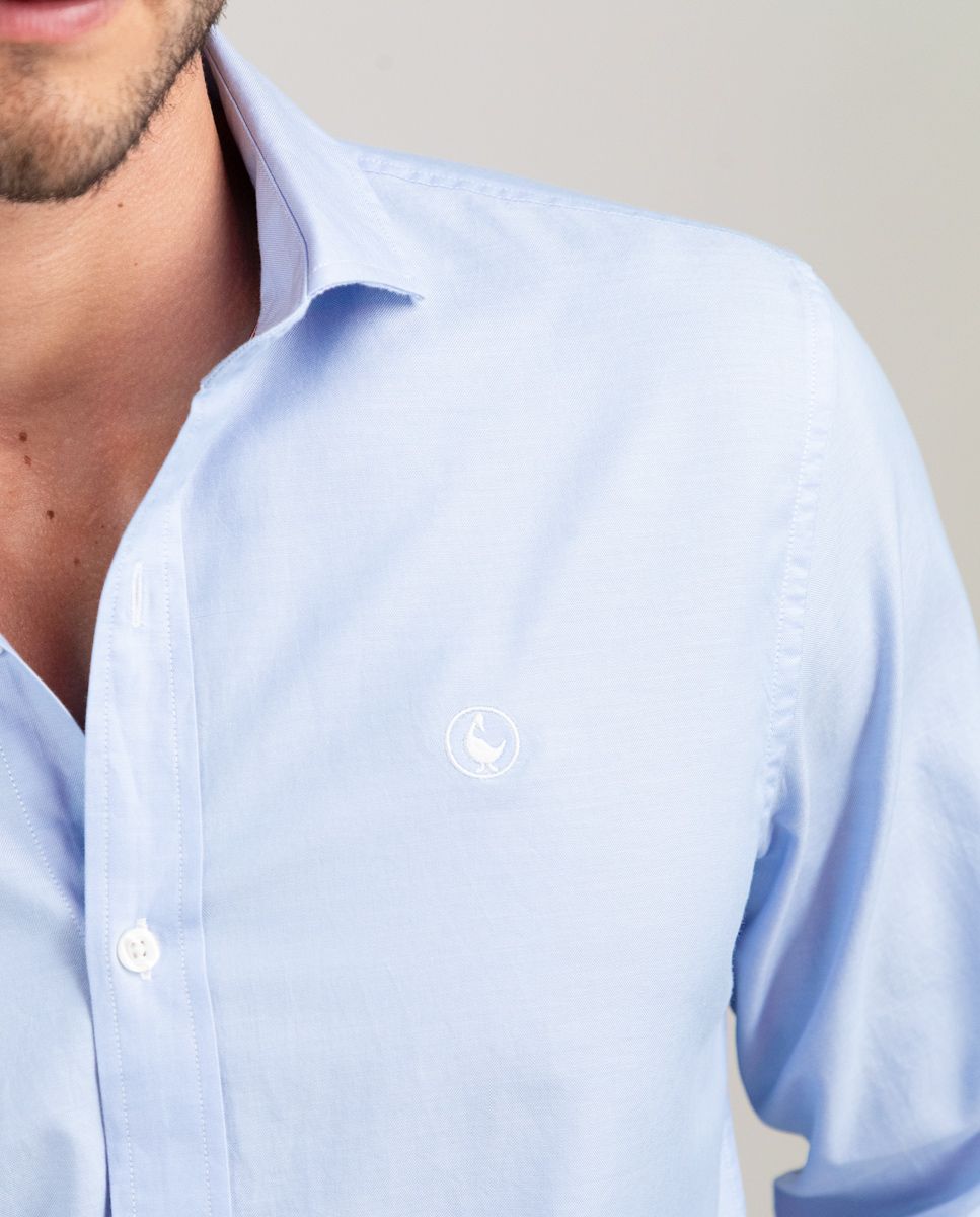 El Ganso® Camisa Pin Point Celeste